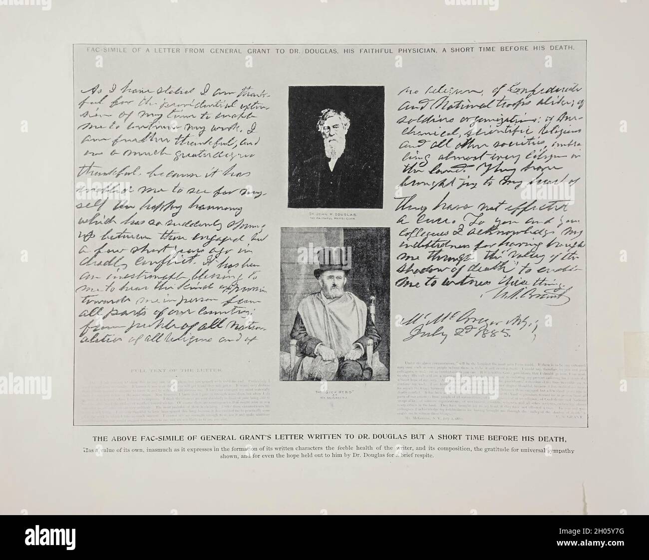 General Grant's Letter to Doctor Douglas from The American Civil War ...