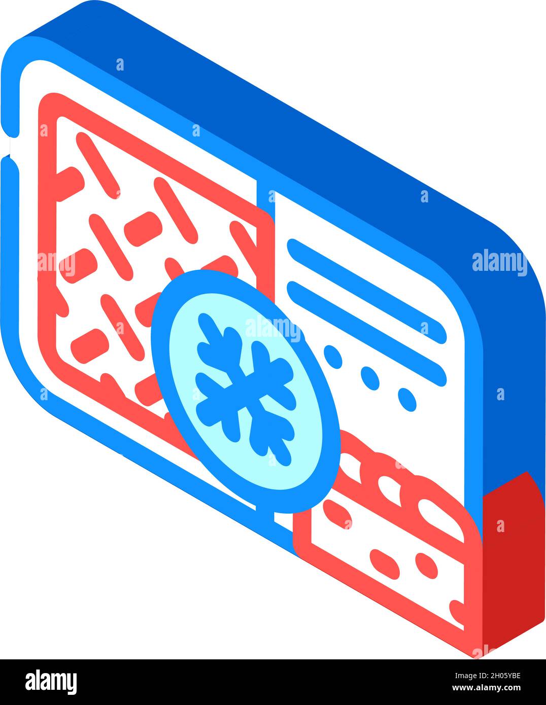 Frozen meat dish Stock Vector Images - Alamy