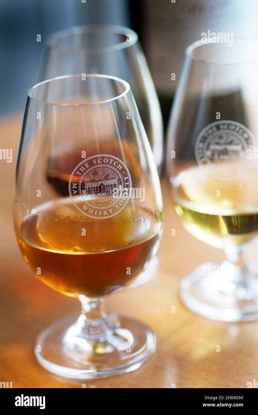 Single Cask Scottish Malt Whisky Stock Photo - Alamy