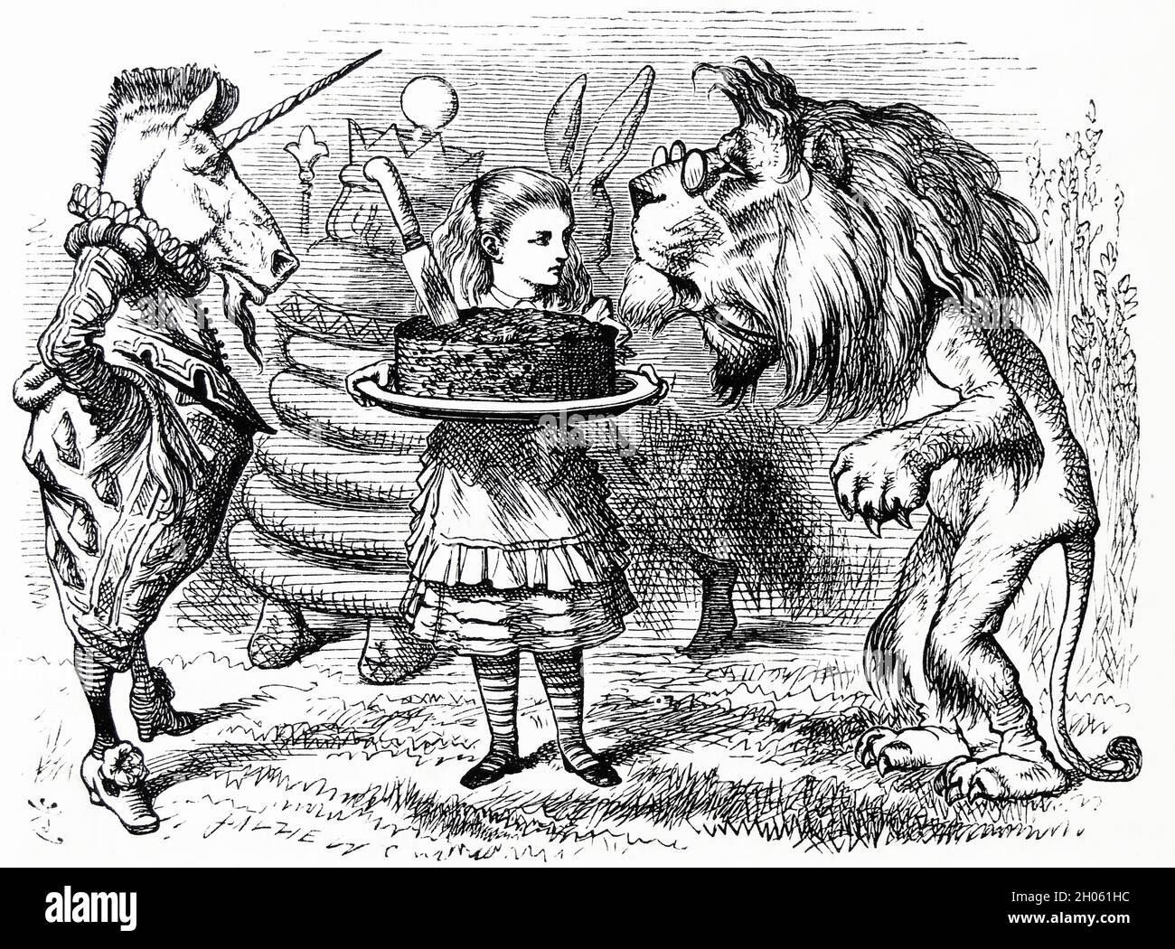 Alice john tenniel mad hatter Cut Out Stock Images & Pictures - Alamy