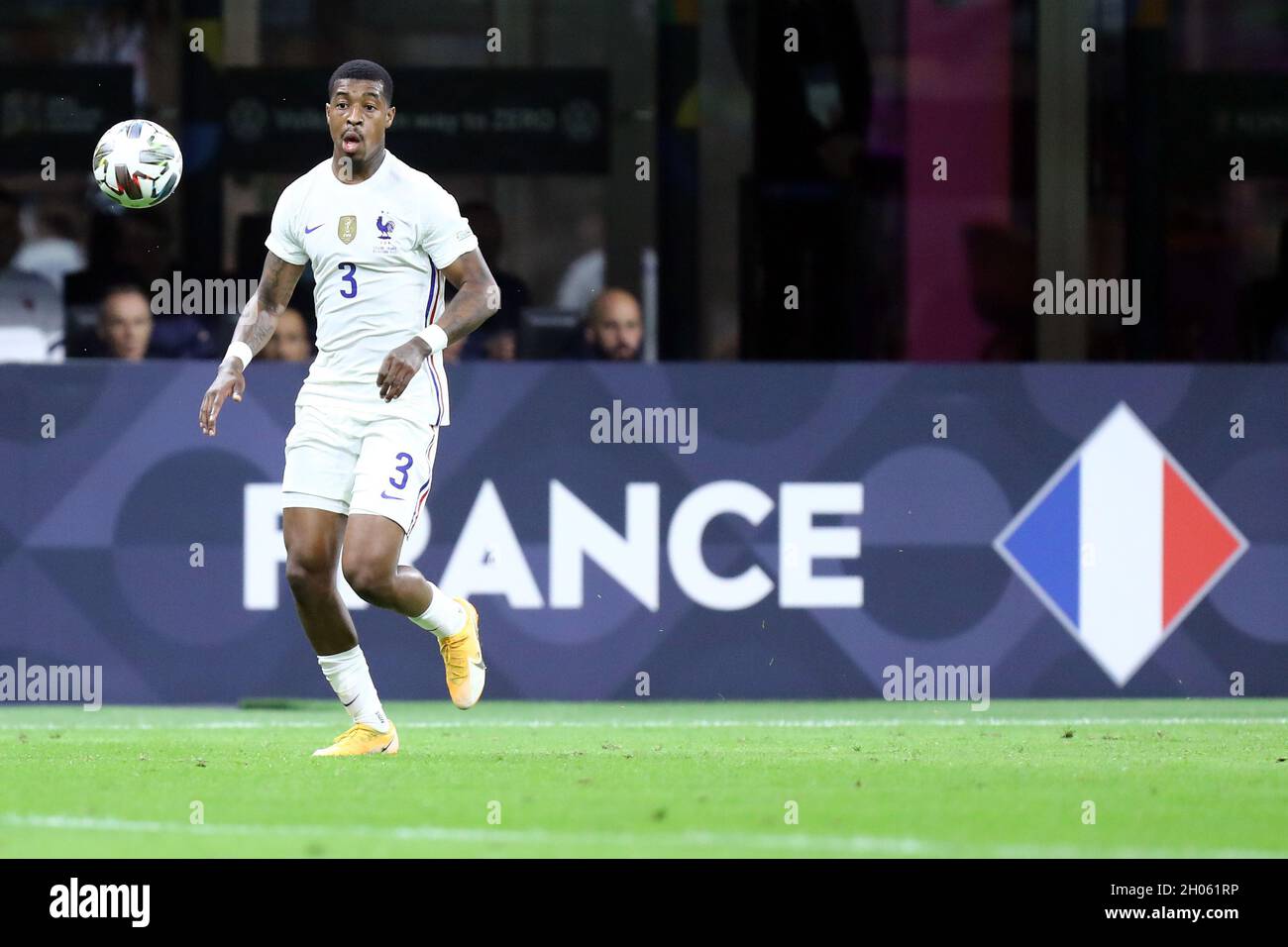 Presnel Kimpembe of France in action during the Uefa Nations League ...