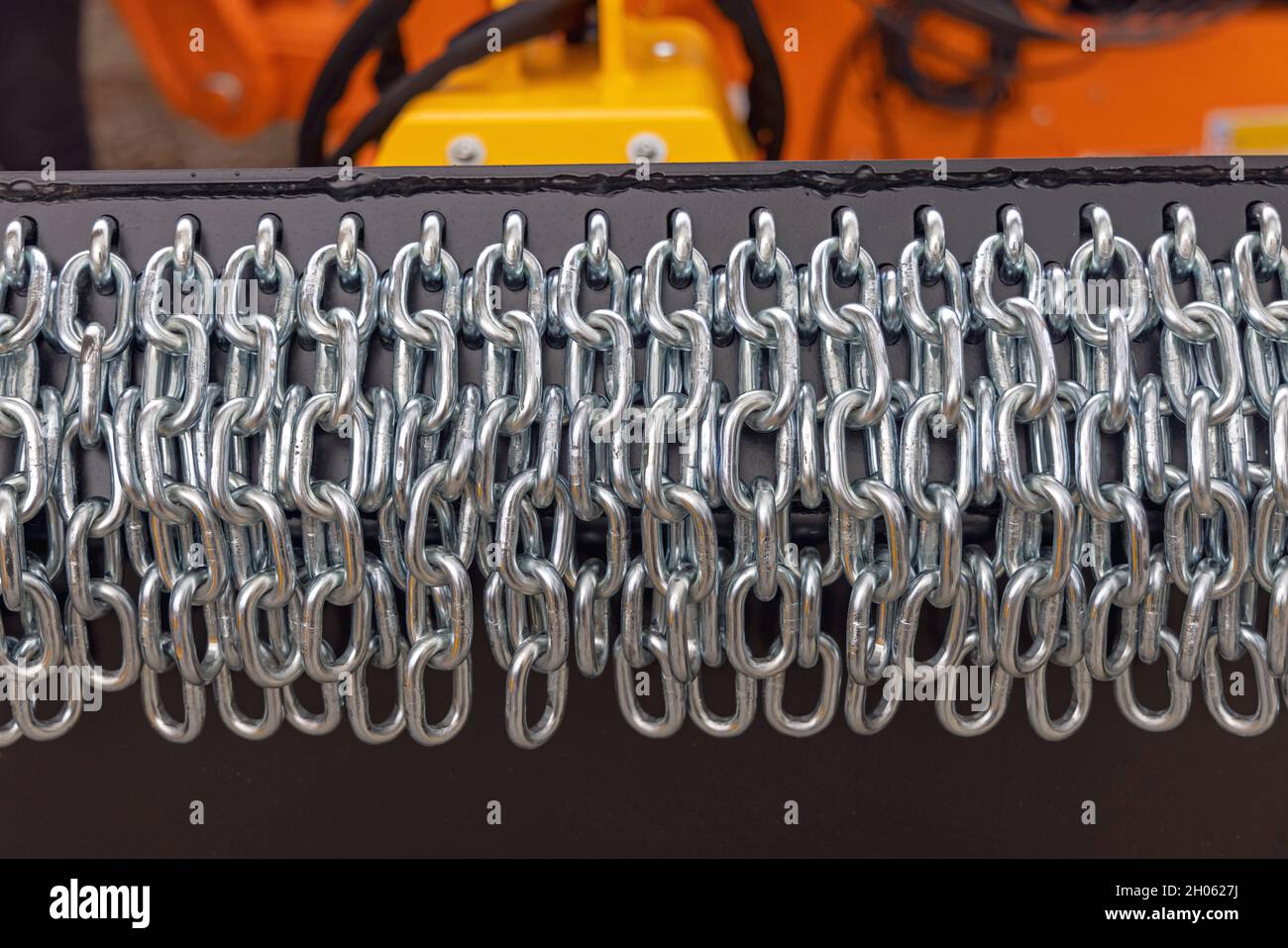Steel Chains at Agriculture Machine Head Attachment Equipment Stock ...