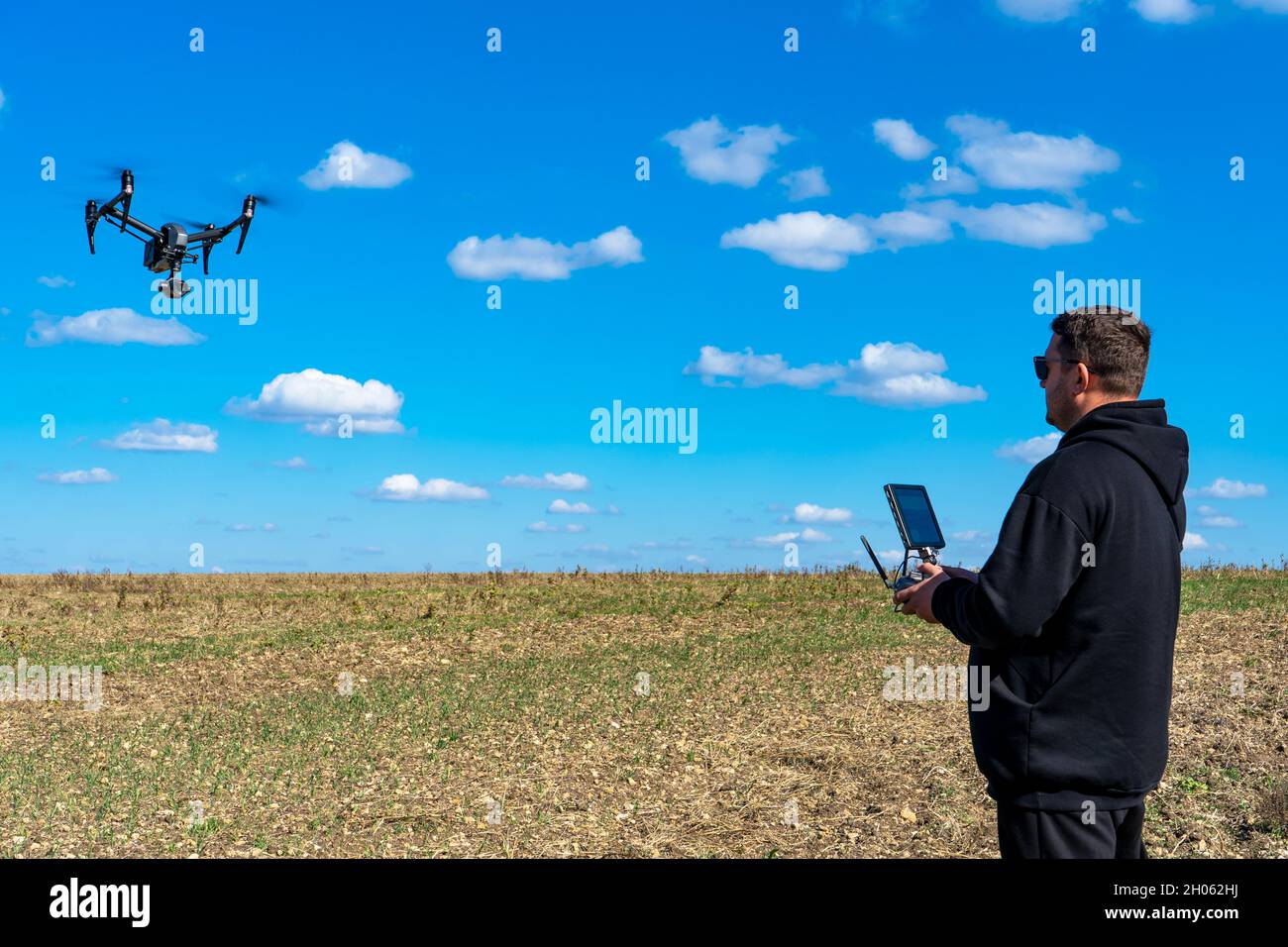 Engineer controlling drone controller hi-res stock photography and ...