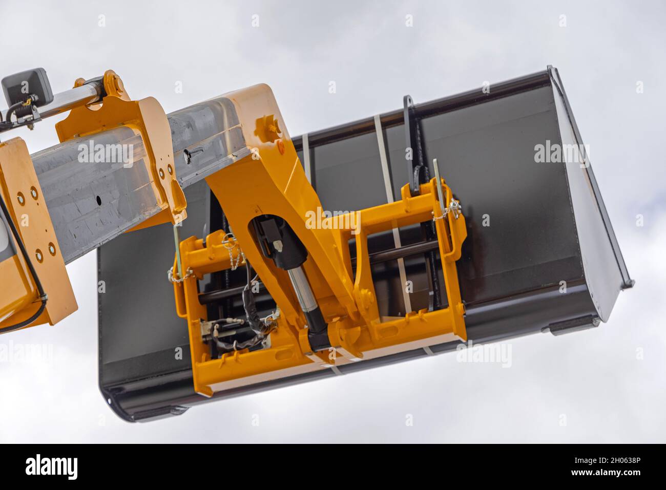 Hydraulic Telescopic Loader Bucket Farming Equipment Machine Stock ...