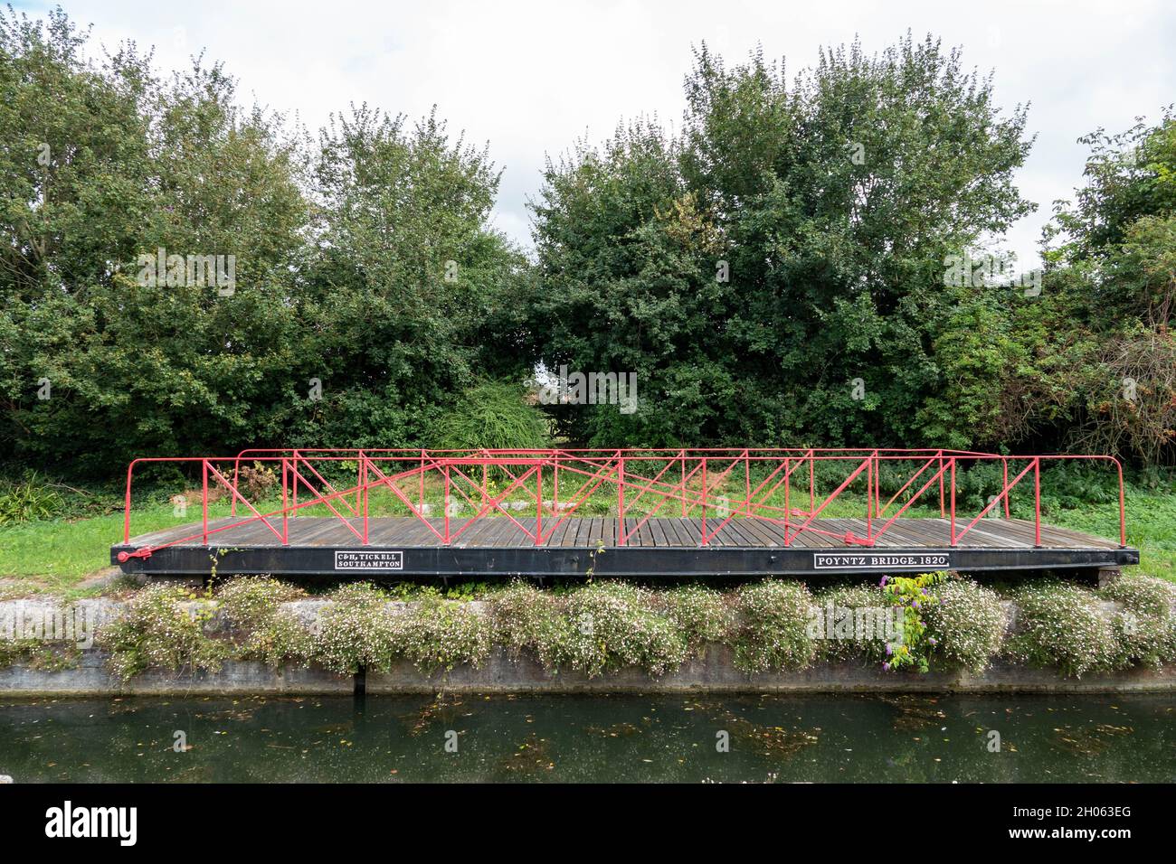 Poyntz Swing Bridge at Chichester Canal originally sited at Hunston ...