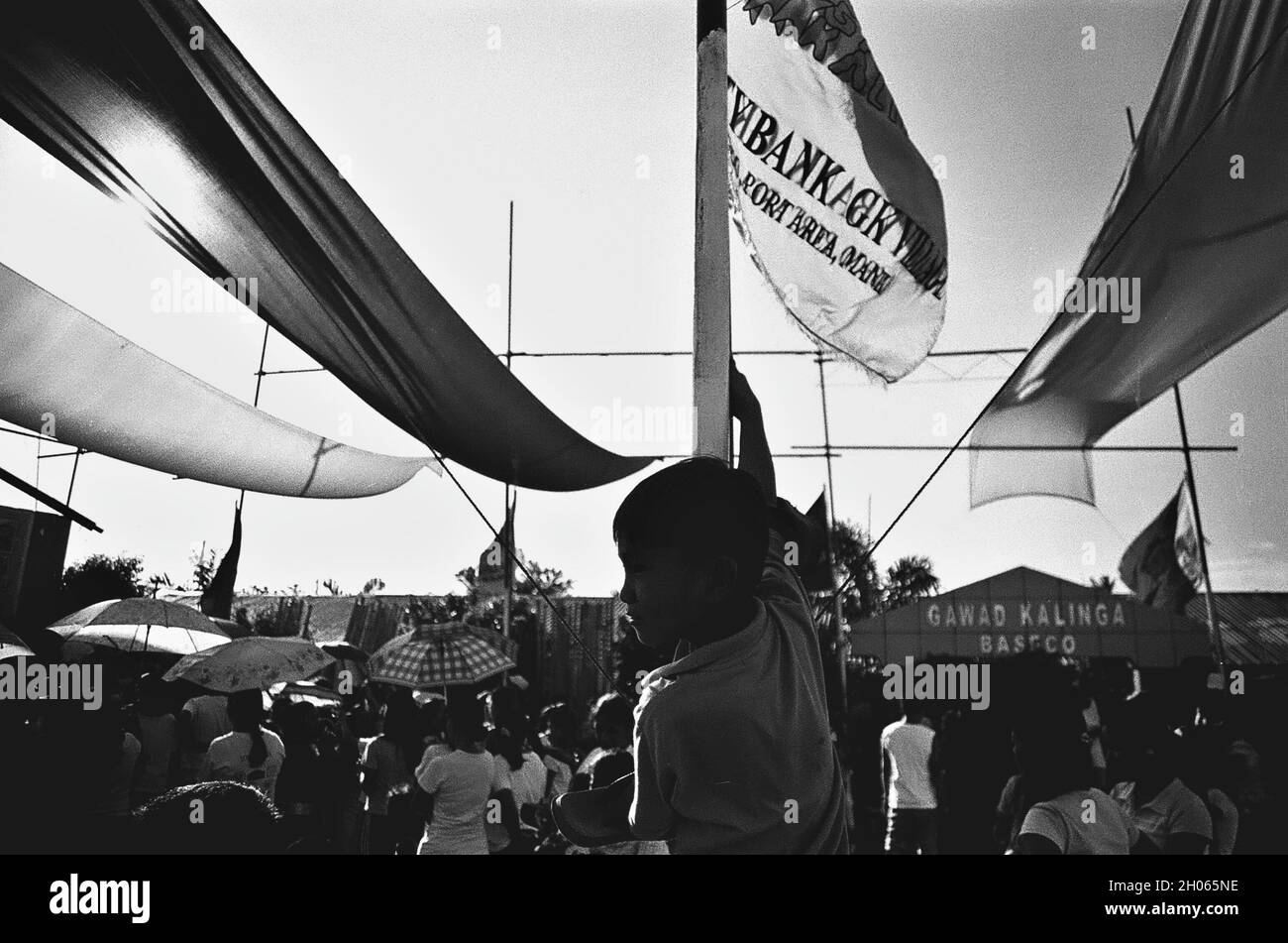 Children playing in the Gawan Kalinga compound in Baseco, an ...