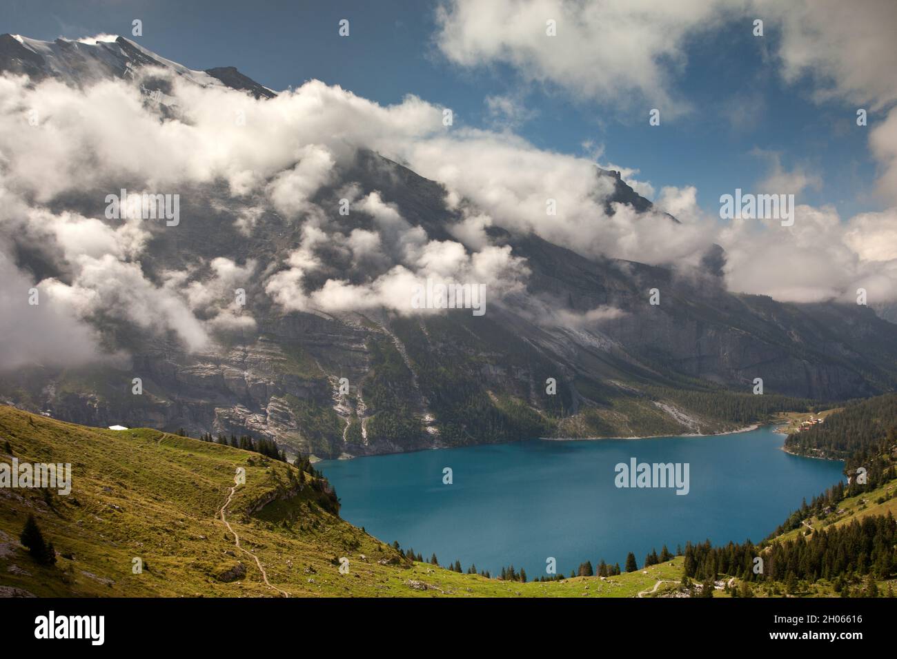 Oeschinen Lake / Oeschinensee Stock Photo - Alamy
