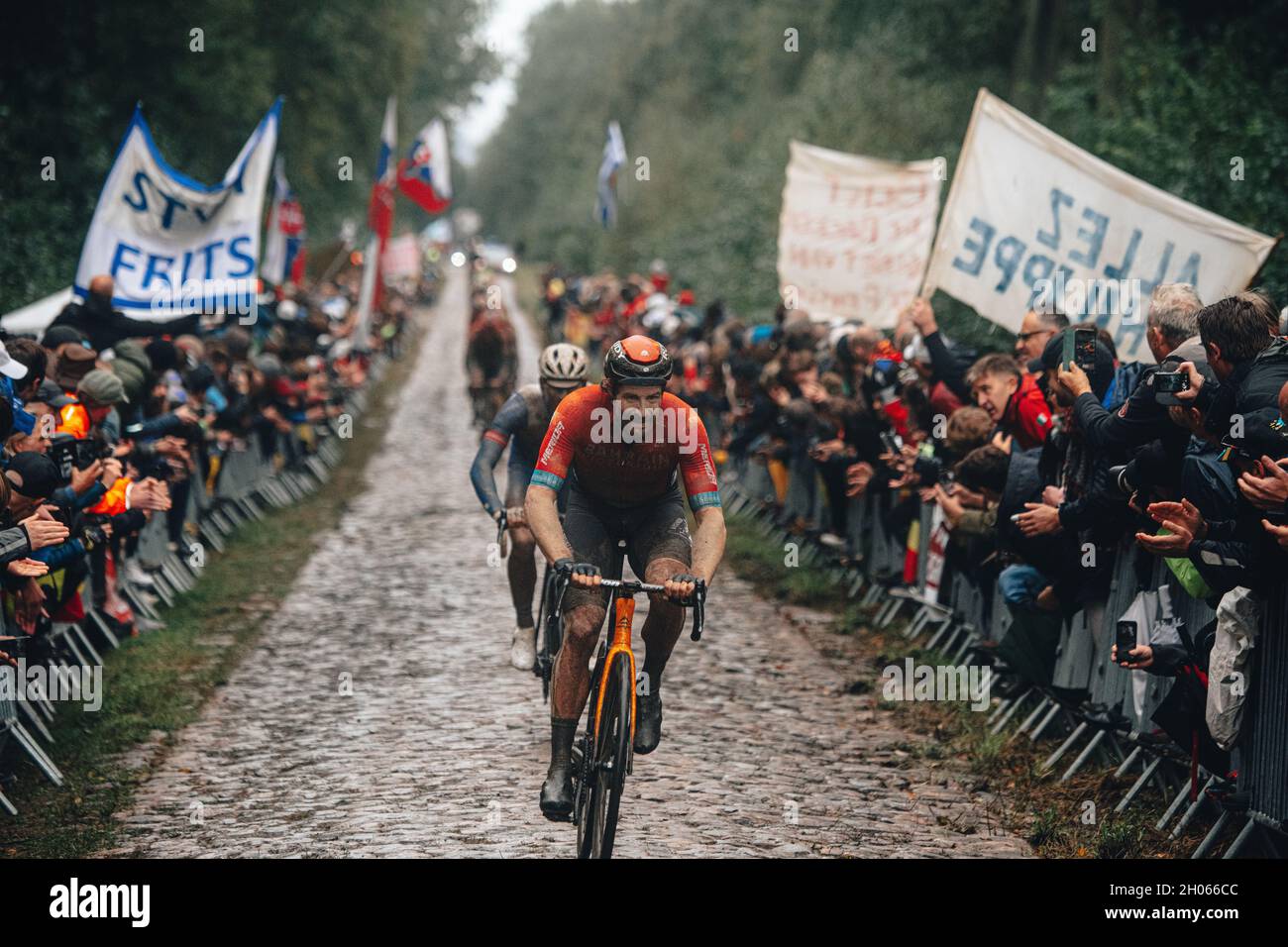 2021 Paris-Roubaix. Trouée d'Arenberg. Marco Haller Stock Photo - Alamy