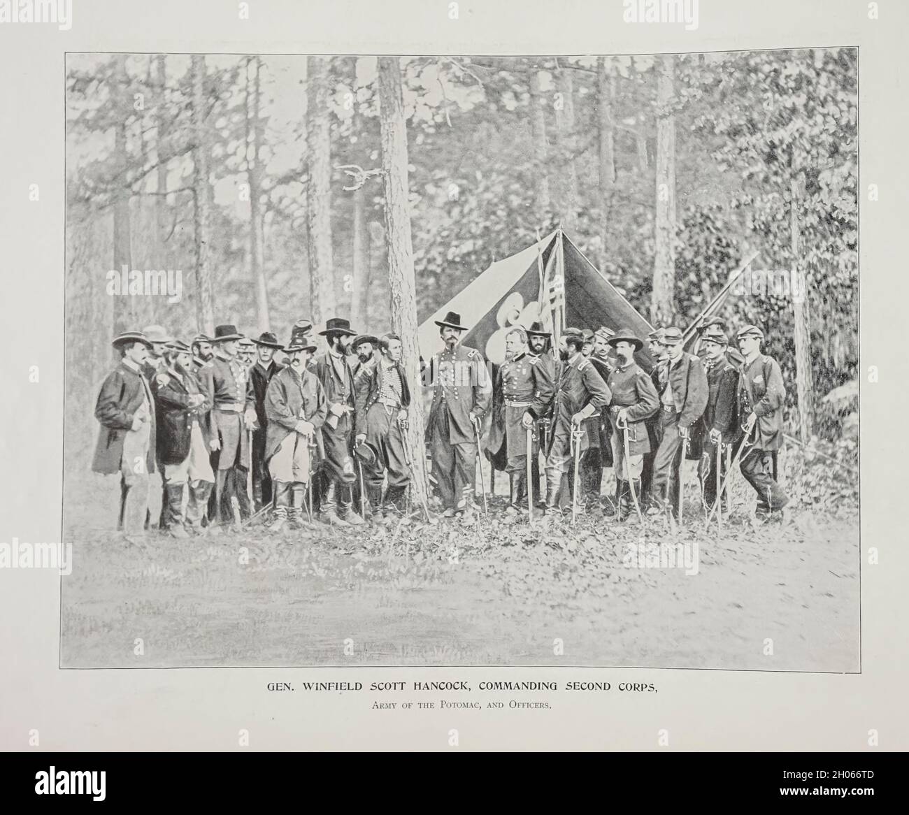 General Winfield Scott Hancock, Commanding Second Corps from The ...