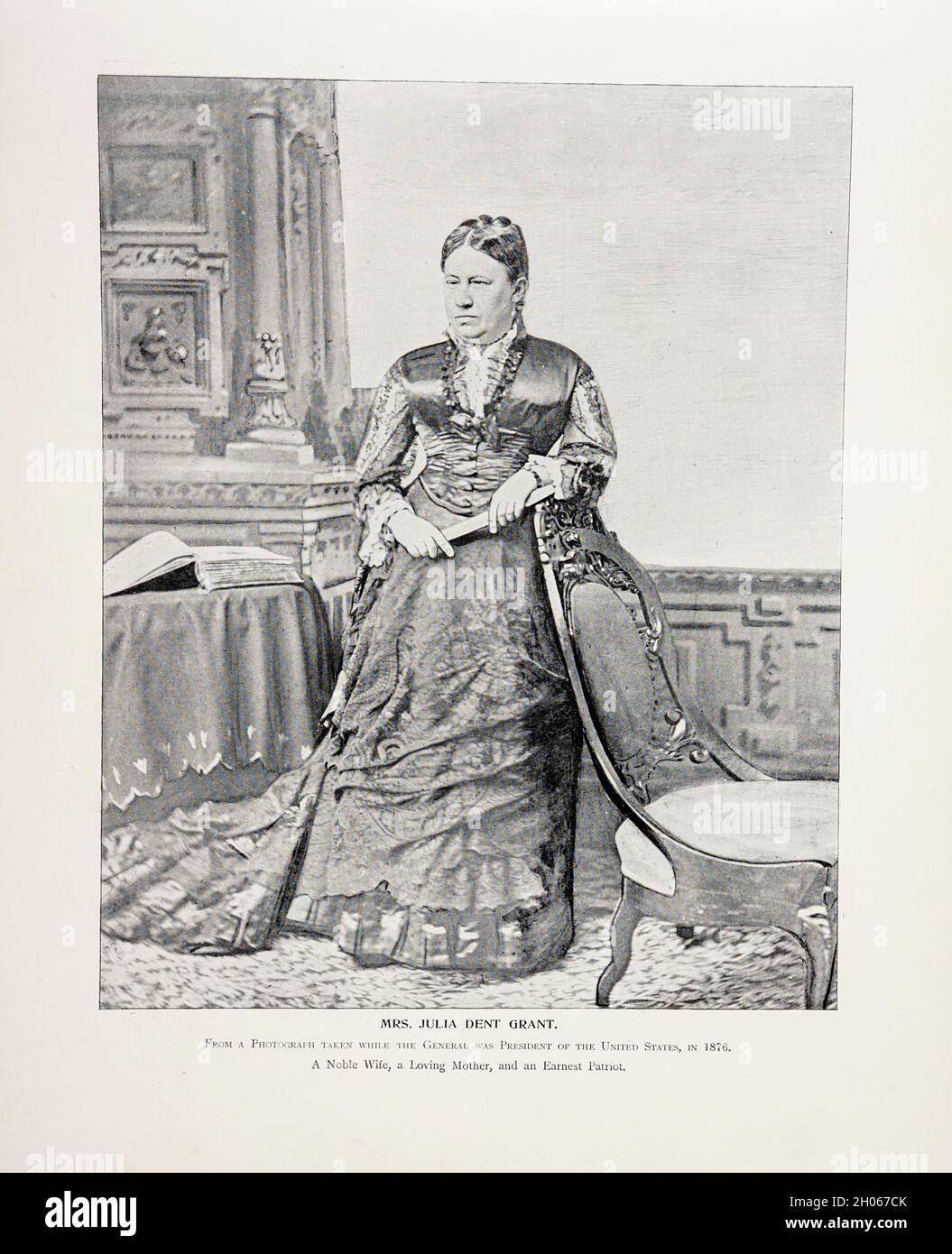 Mrs. Julia Dent Grant from The American Civil War book and Grant album ...