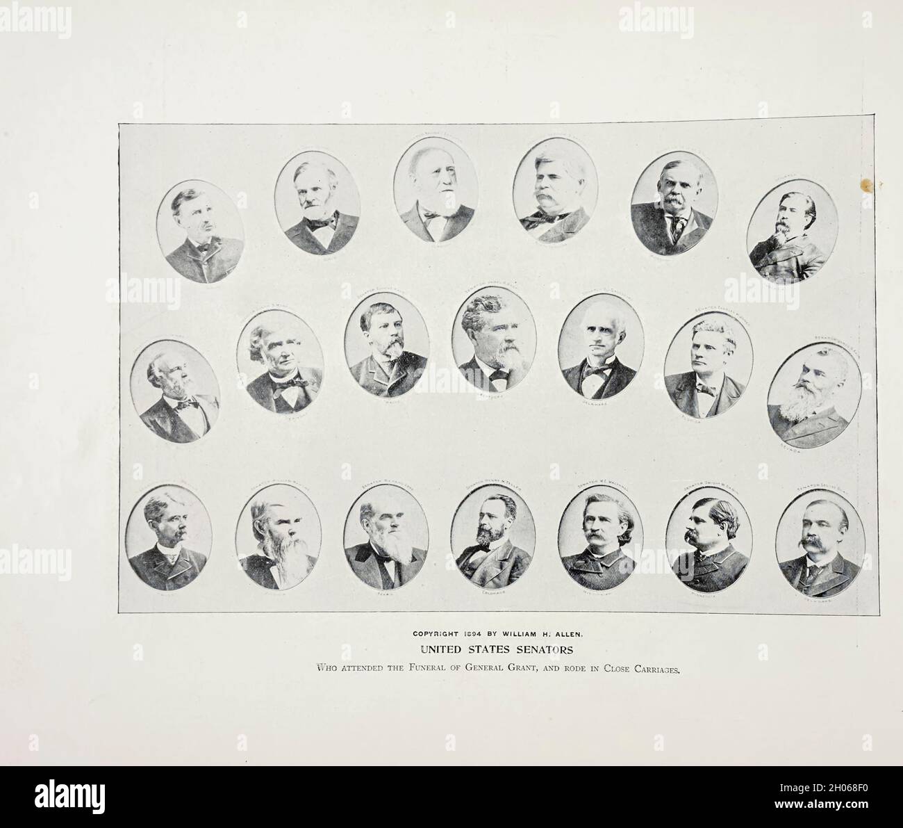 United States Senators from The American Civil War book and Grant album ...