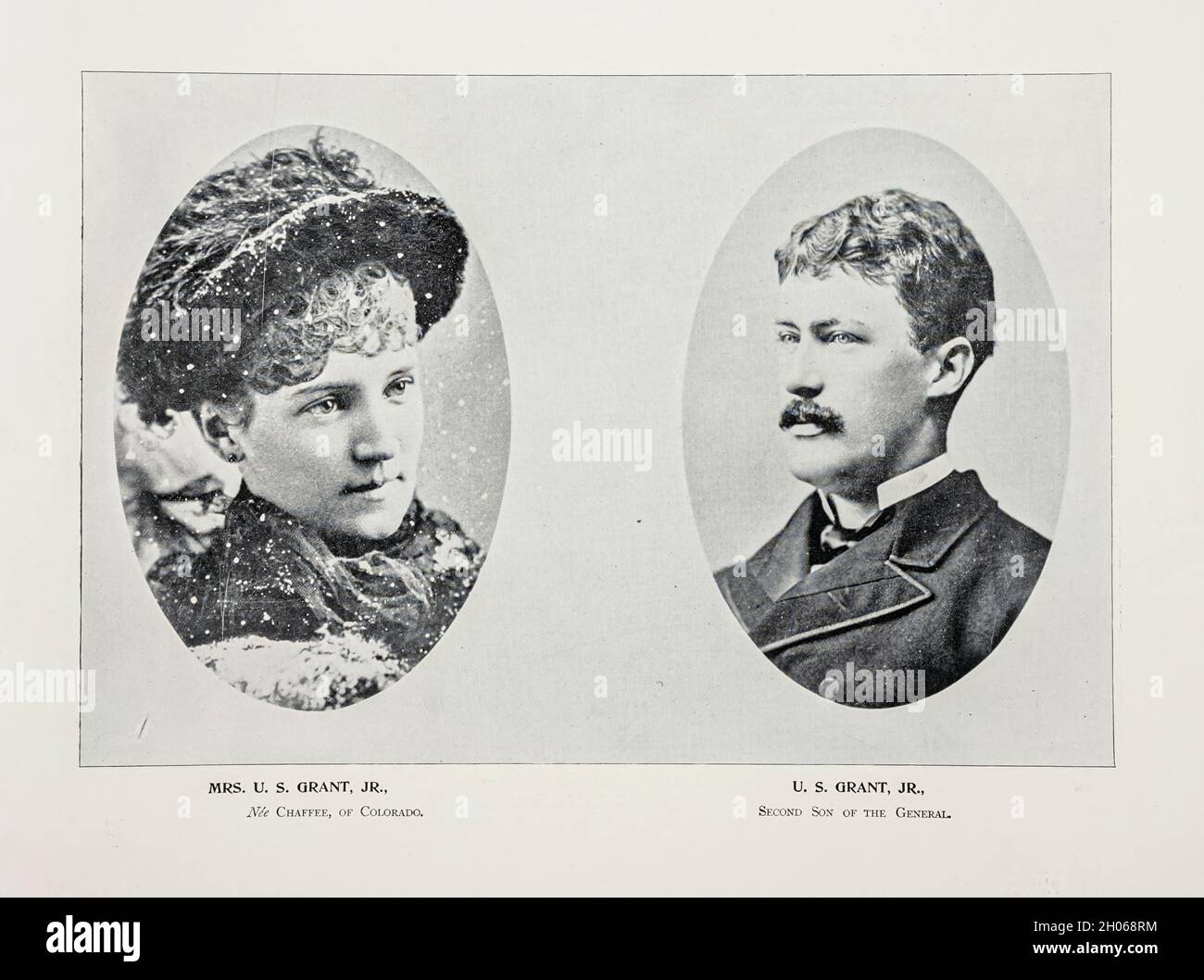 Mr. and Mrs. U. S. GRANT, JR., Second son of General Grant from The ...