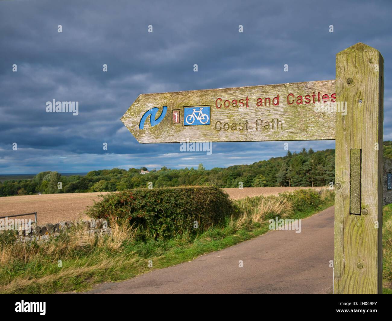 The northumberland coast path hi-res stock photography and images - Alamy