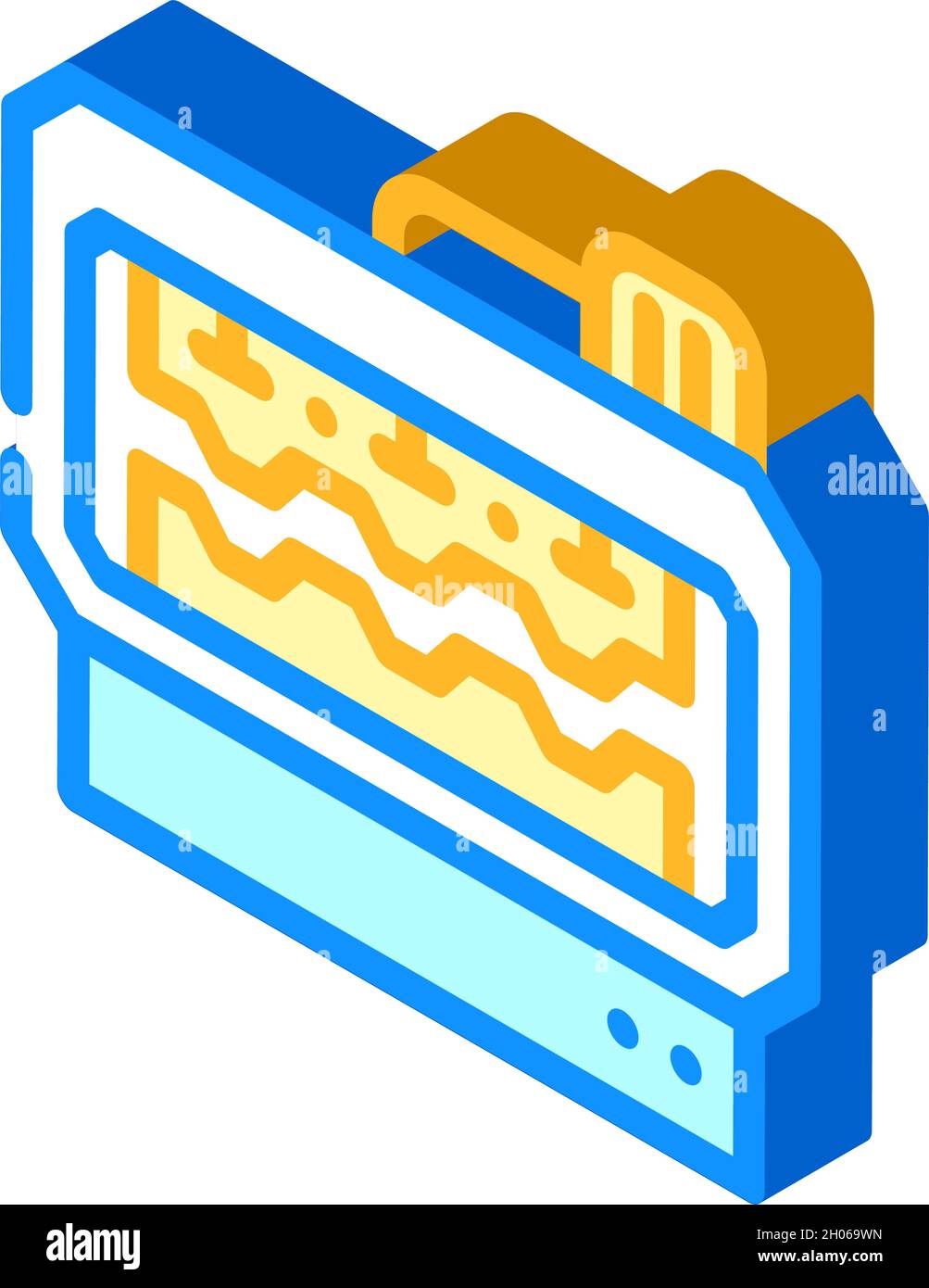 metal part production machine isometric icon vector illustration Stock ...