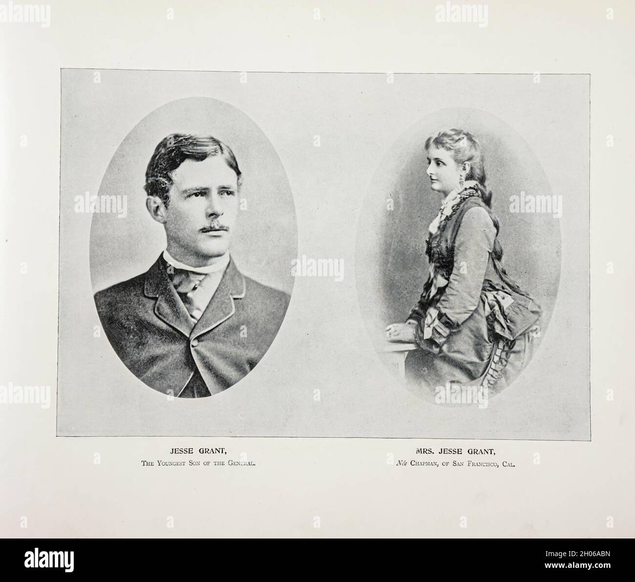 Mr. and Mrs. Jesse Grant Youngest son of General Grant from The ...