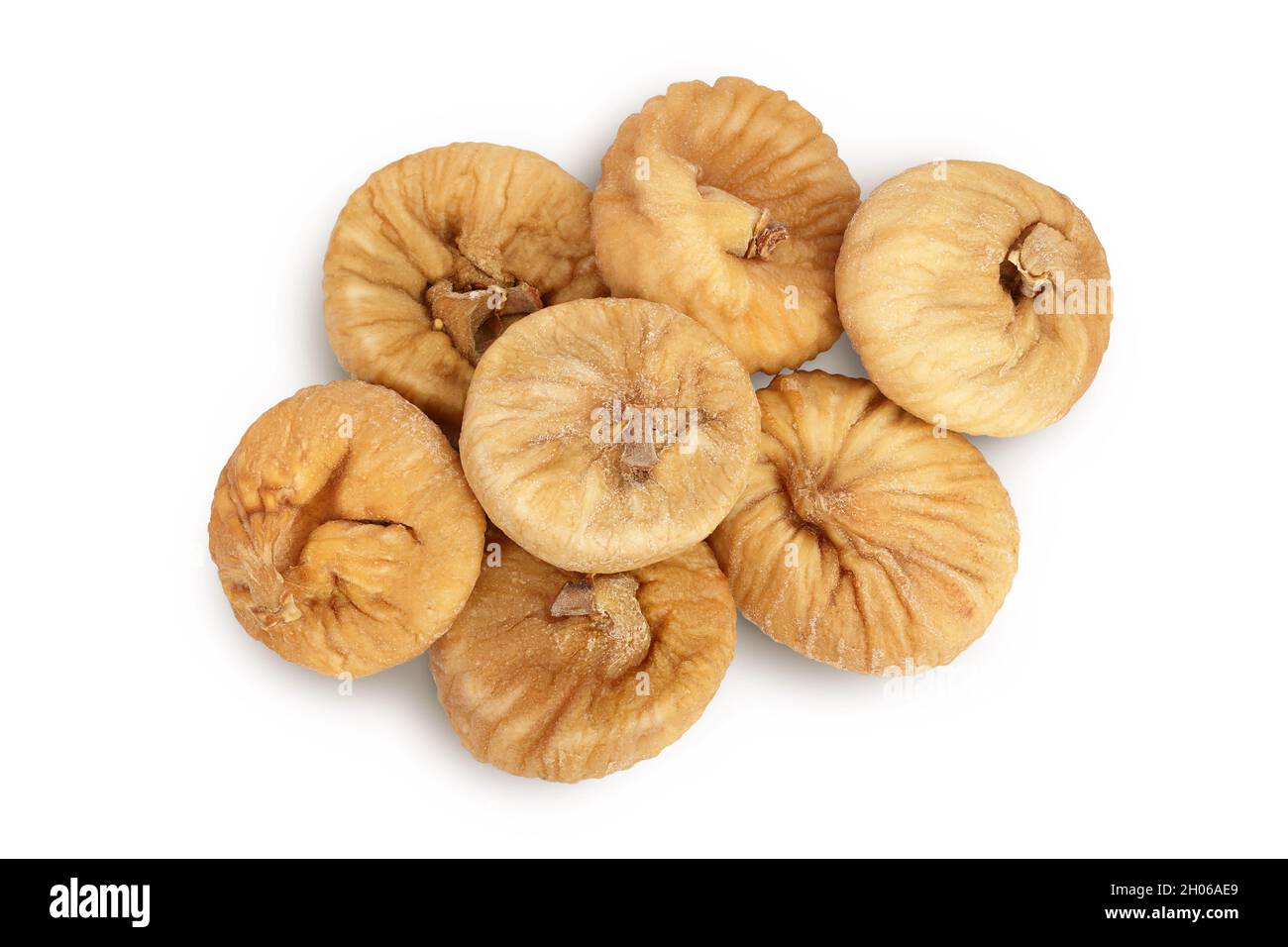 dried figs isolated on white background with clipping path and full ...