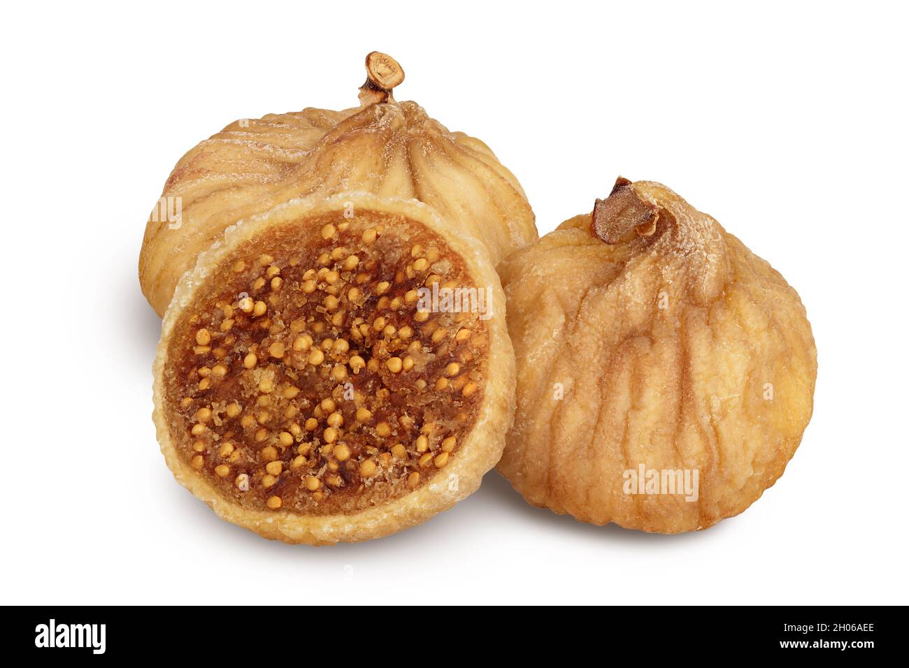 dried fig isolated on white background with clipping path and full ...