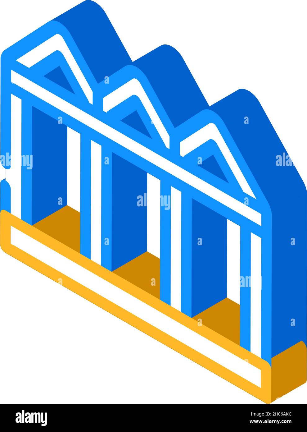Steel girder bridge Stock Vector Images - Alamy