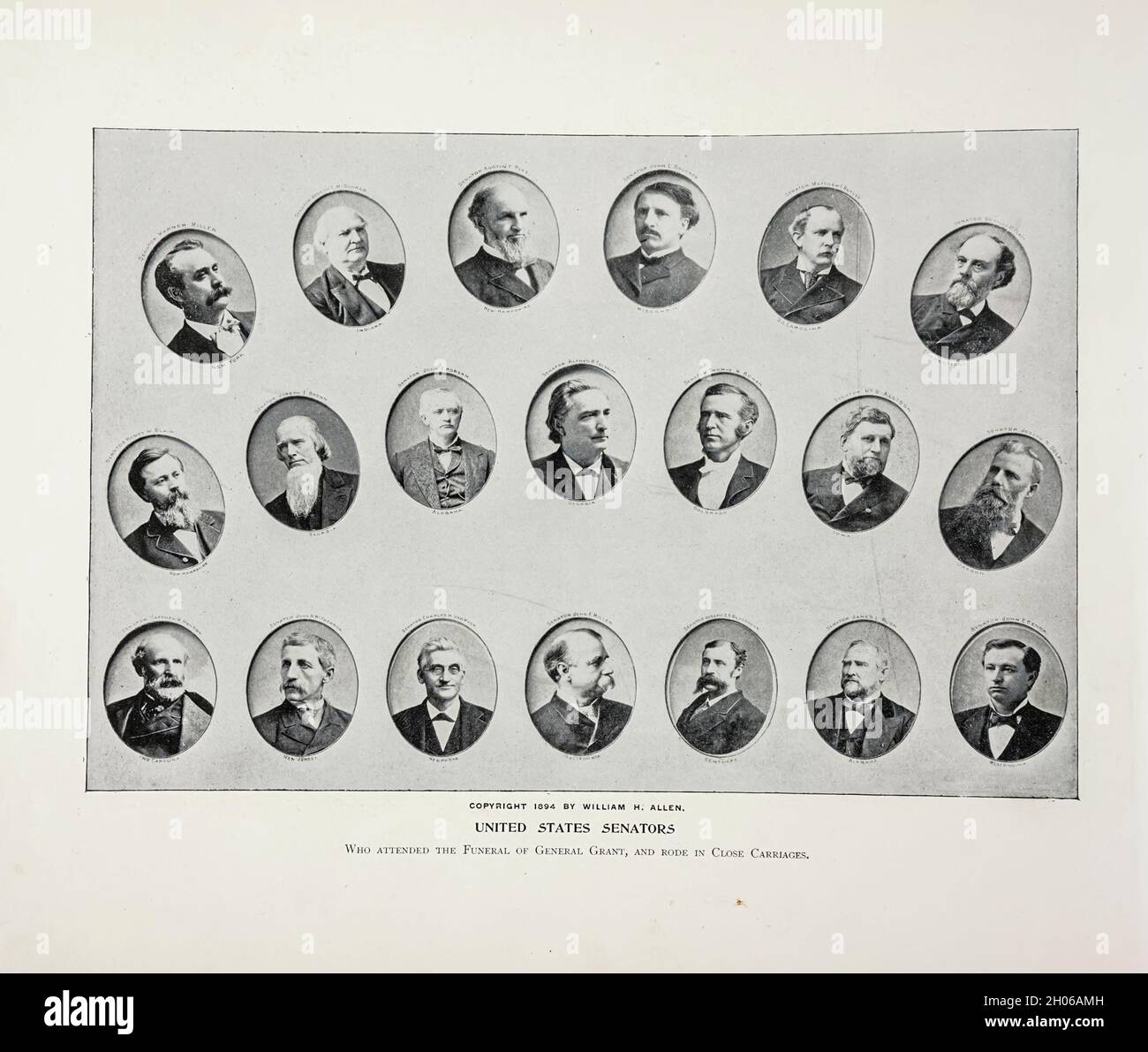 United States Senators from The American Civil War book and Grant album ...