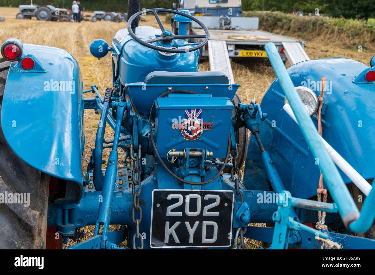 A 1960 Fordson Dexta Vintage Tractor, Reg No: 202 KYD, at Chew Stoke ...