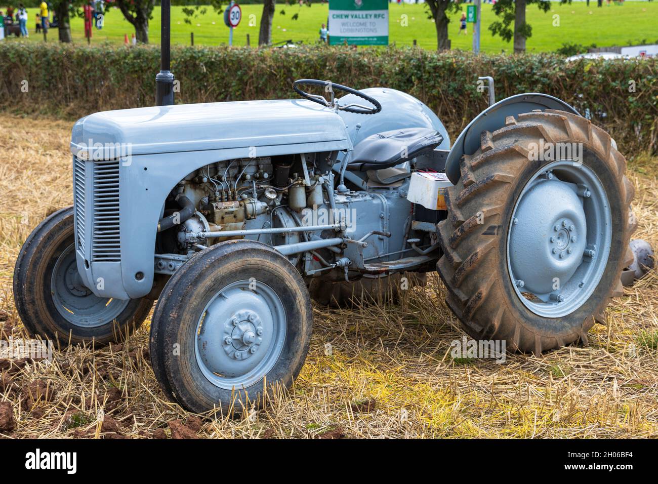 A Ferguson Vintage Tractor, on display at Chew Stoke Ploughing Match ...