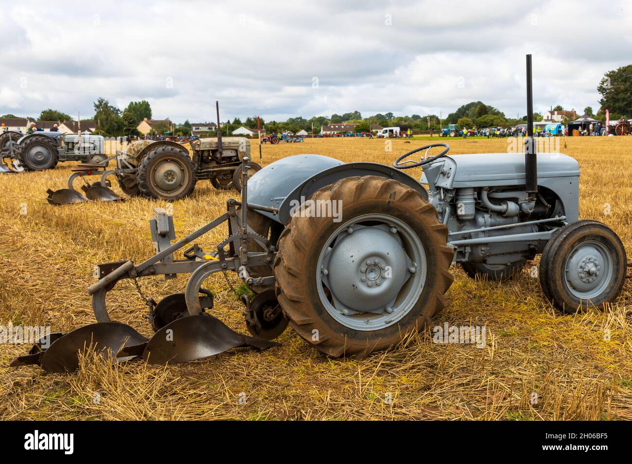 A Ferguson Vintage Tractor, on display at Chew Stoke Ploughing Match ...