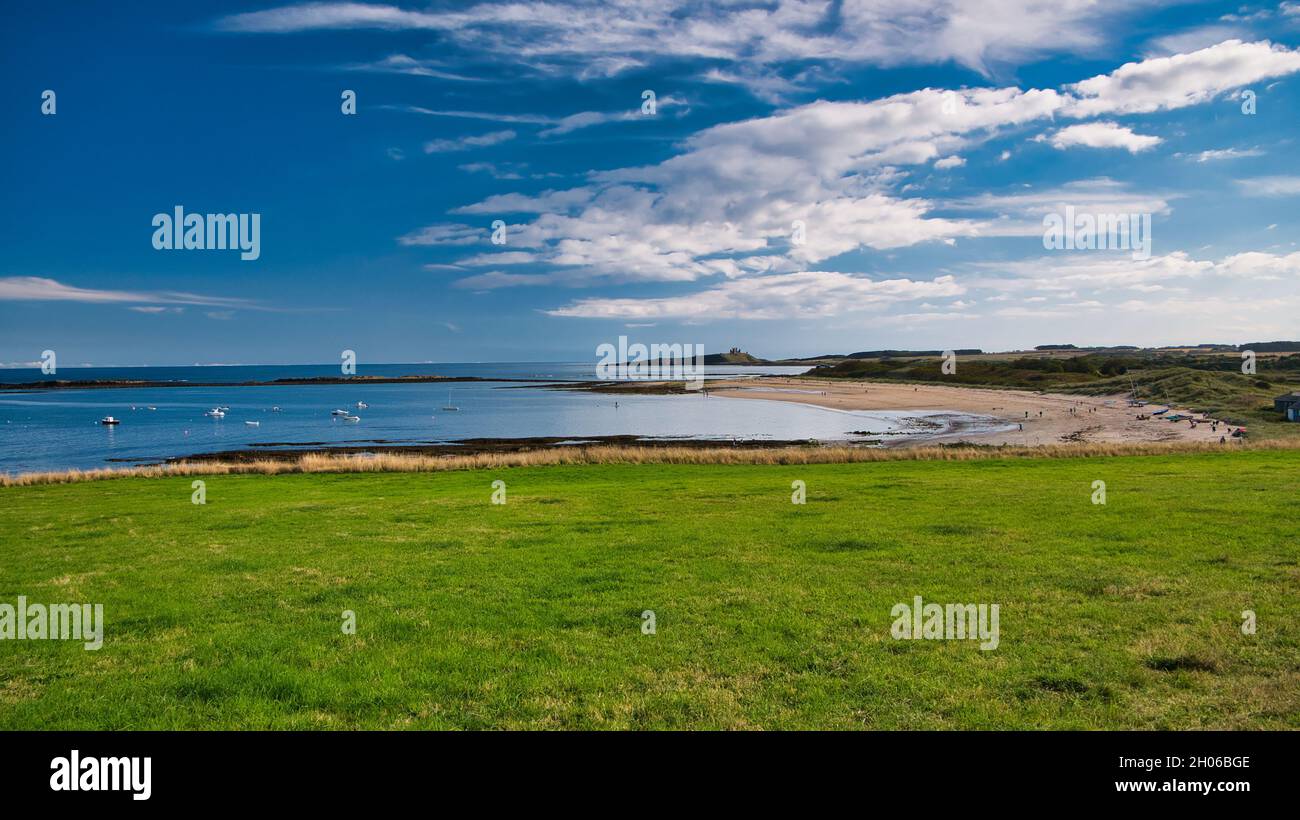 Beautiful uk coast line in northumberland hi-res stock photography and ...