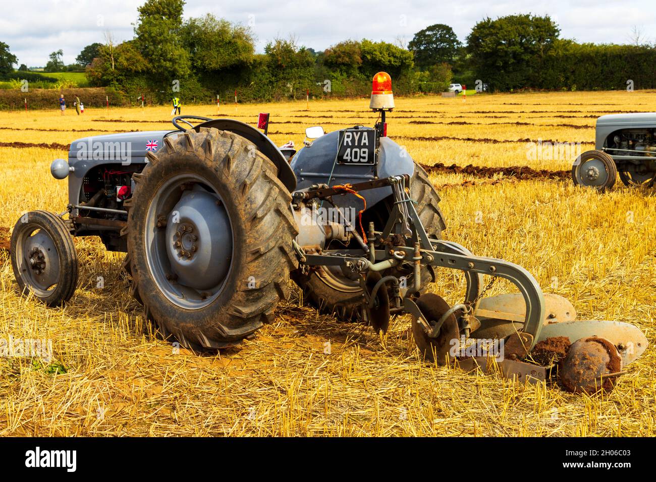 A 1952 Massey Ferguson Vintage Tractor, Reg No: RYA 409, at Chew Stoke ...