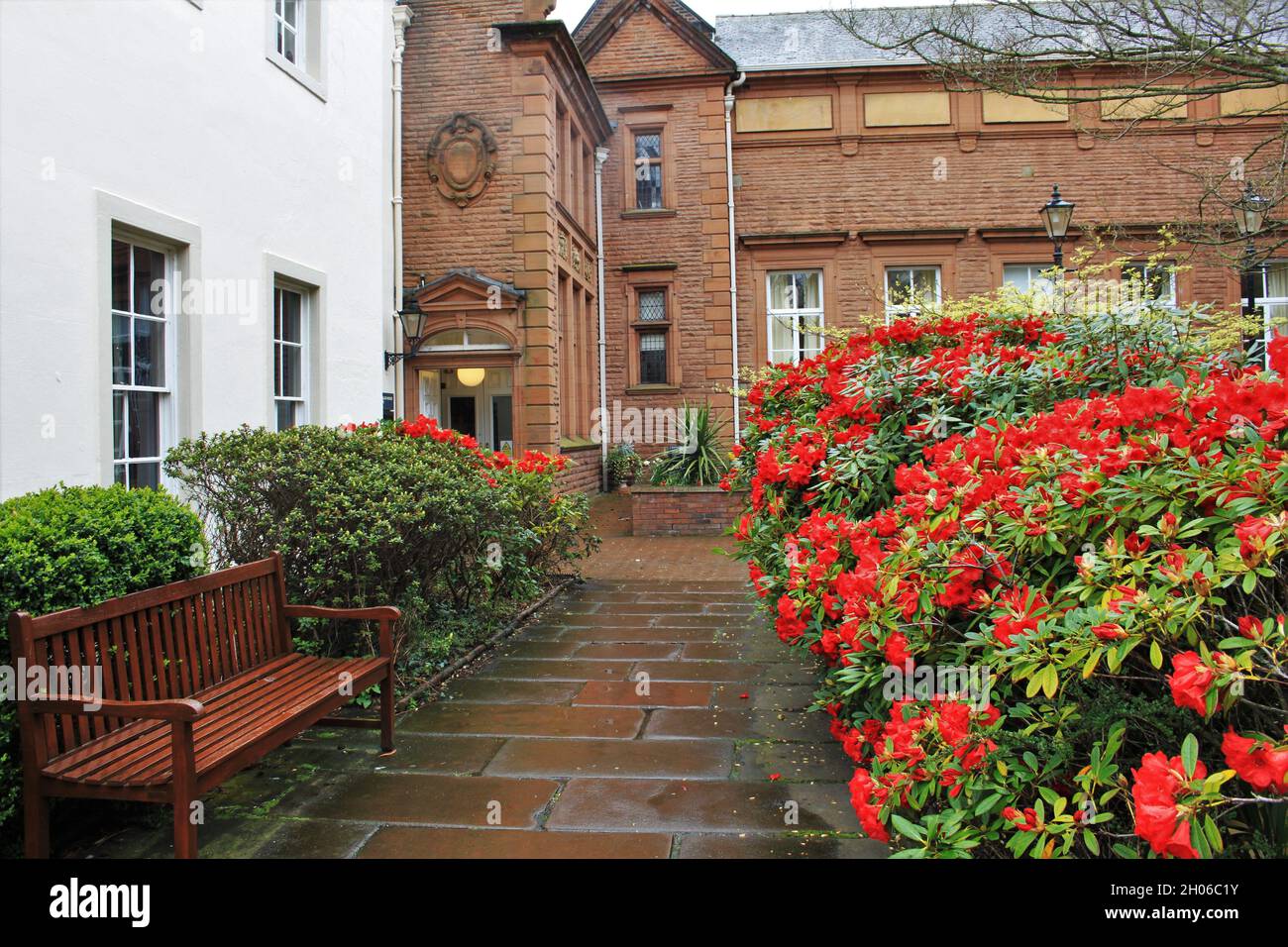 Tully House - England Stock Photo - Alamy