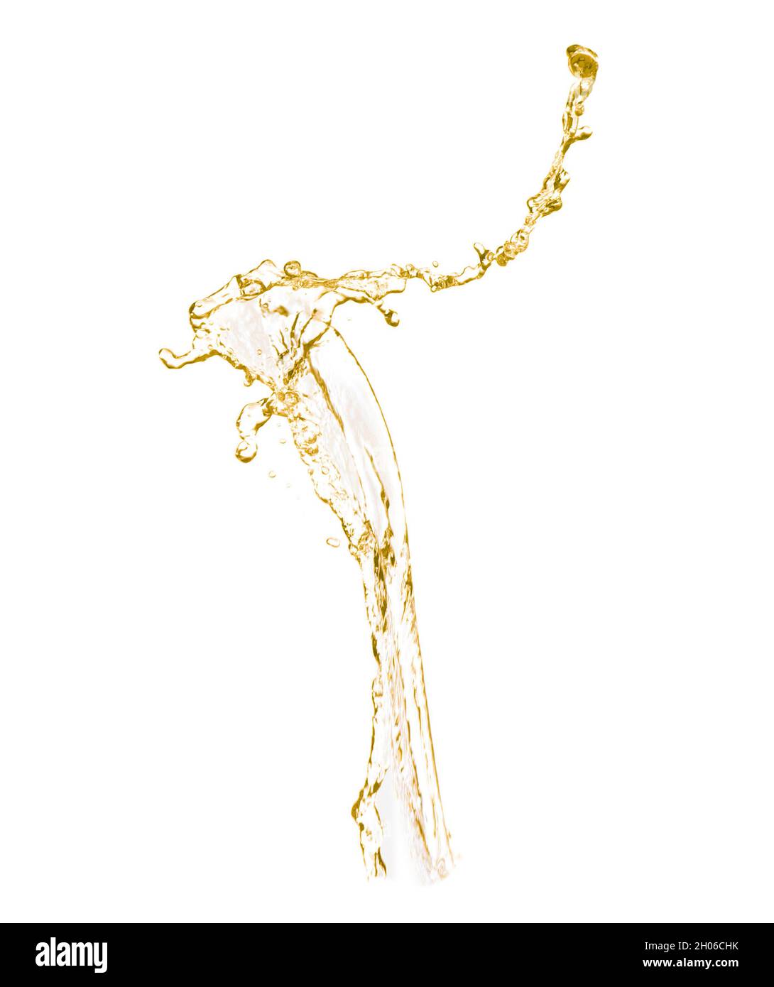 Oil splash on white background. Color liquid Stock Photo - Alamy