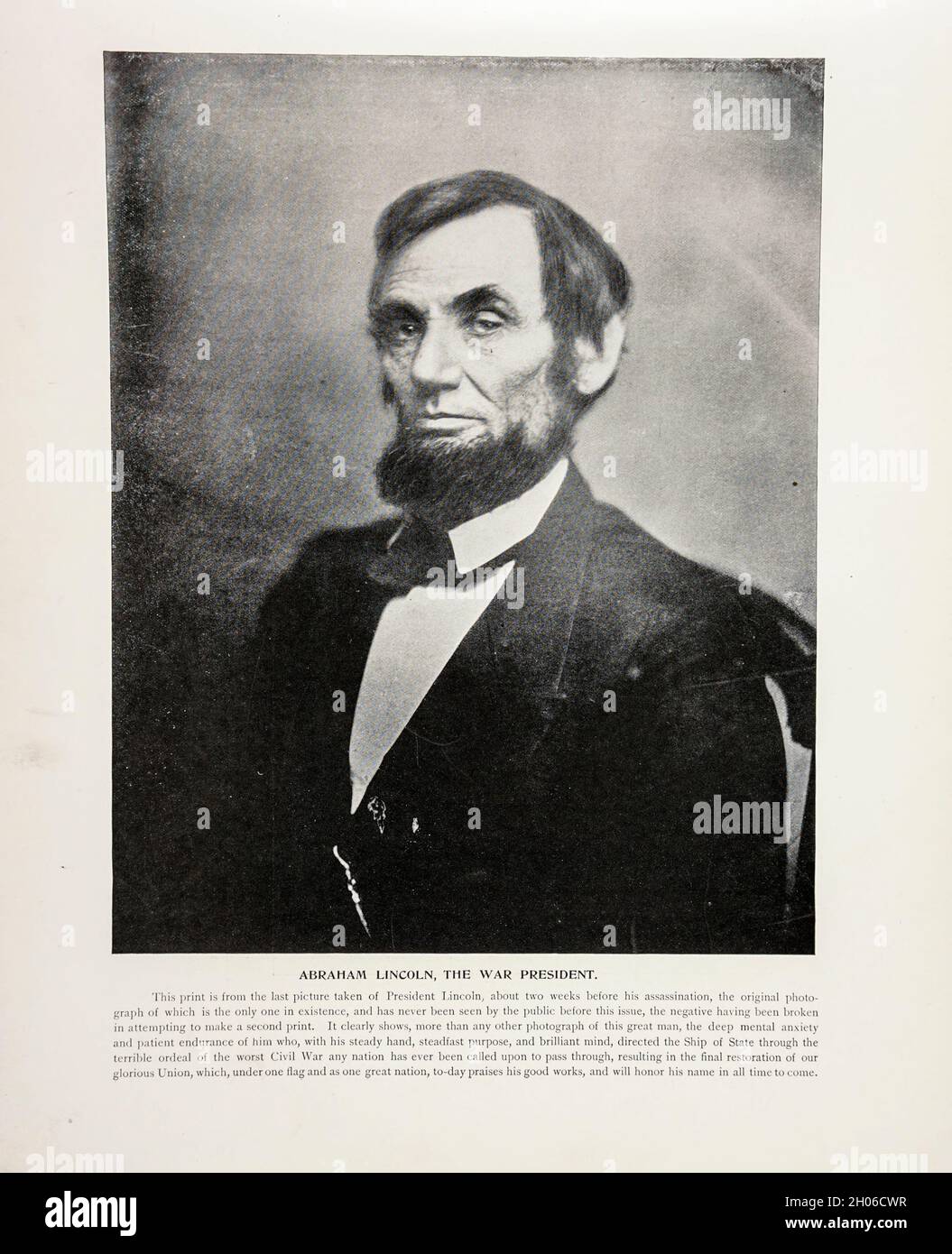 Abraham Lincoln the War President from The American Civil War book and ...