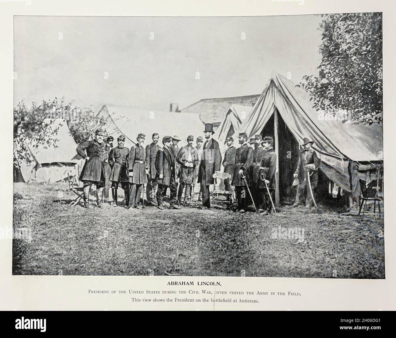 ABRAHAM LINCOLN, President of the United States during the Civil War ...