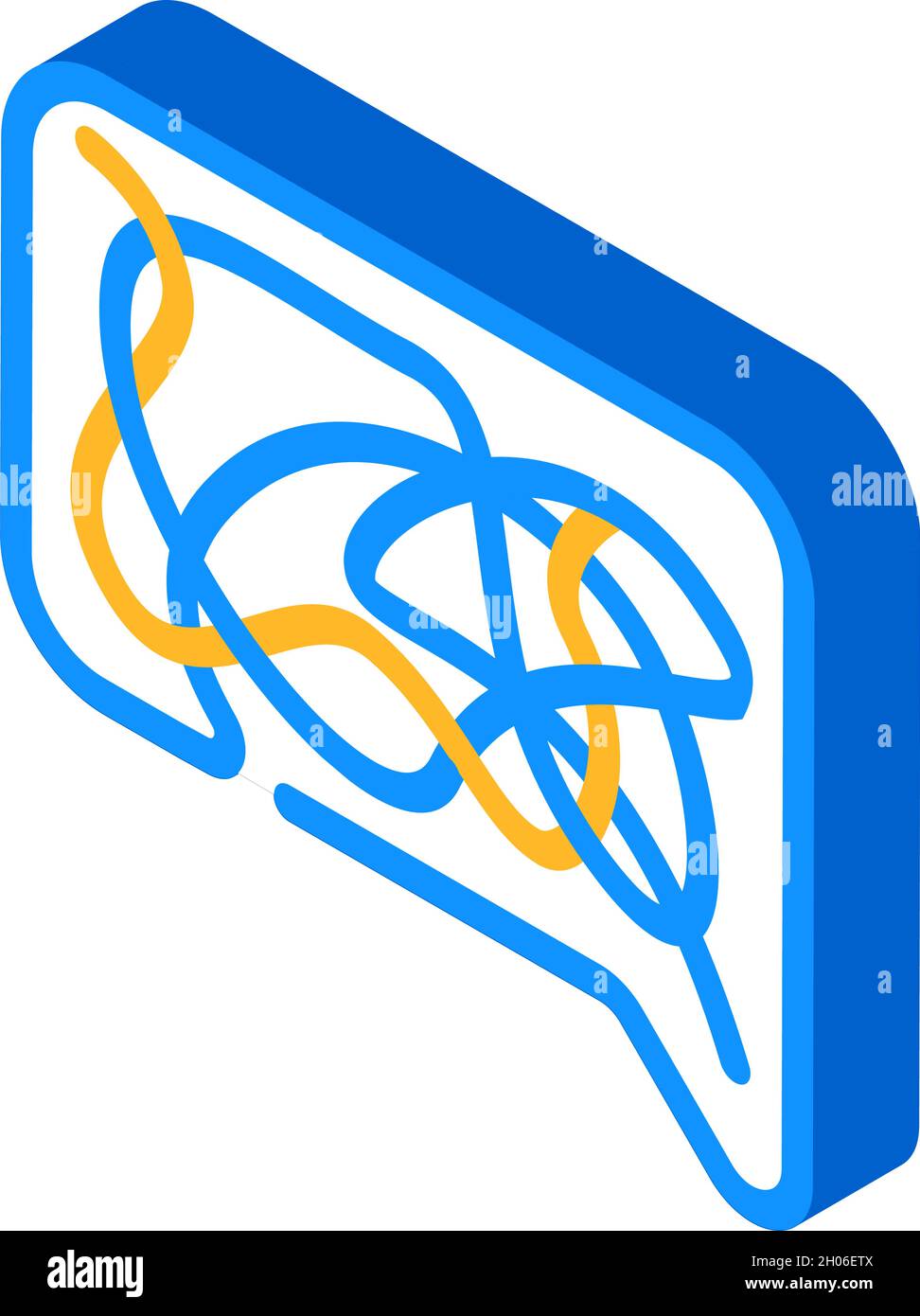 confusing dialogue isometric icon vector illustration Stock Vector ...