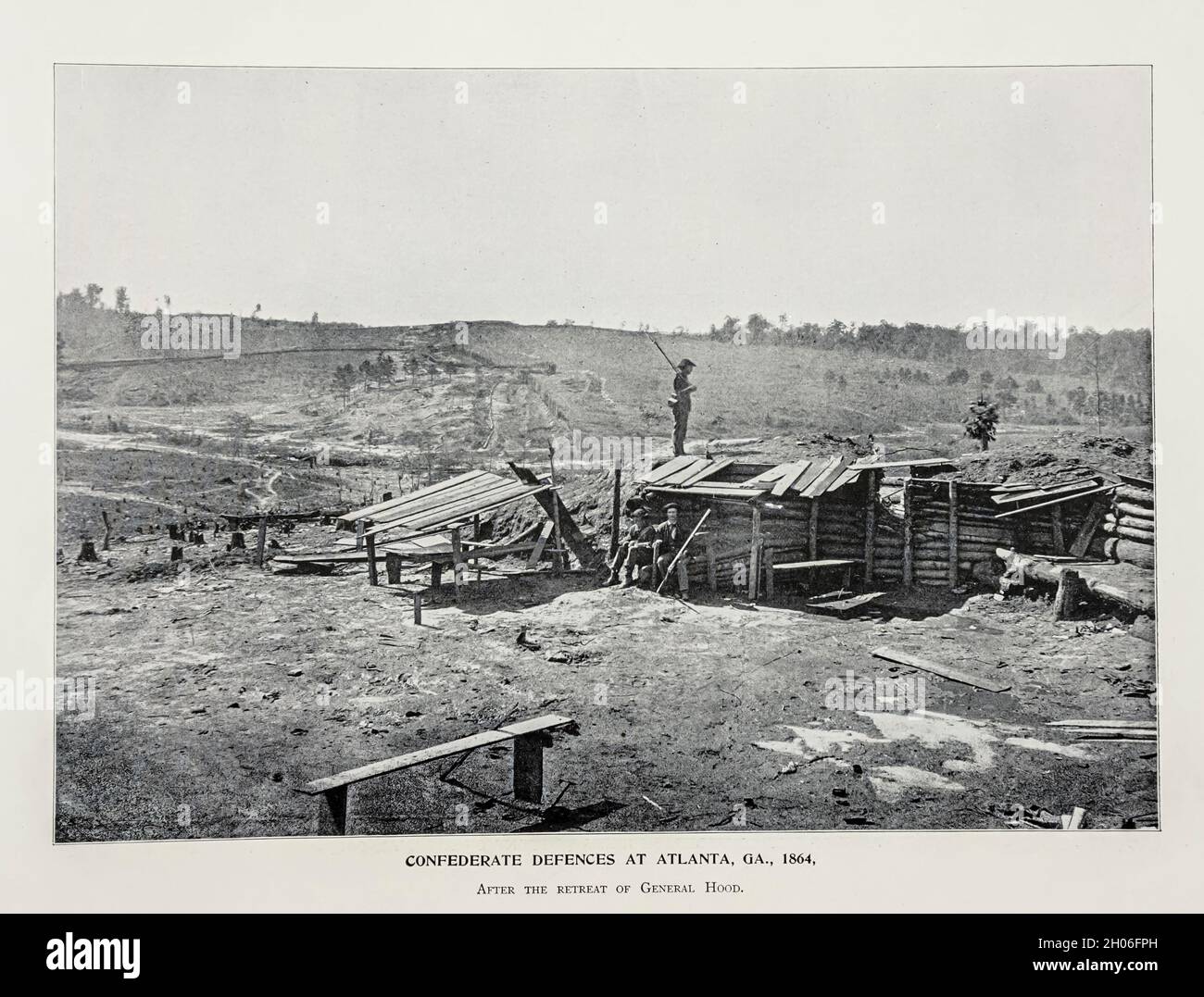 CONFEDERATE DEFENCES AT ATLANTA, GA., 1864 After the retreat of General ...