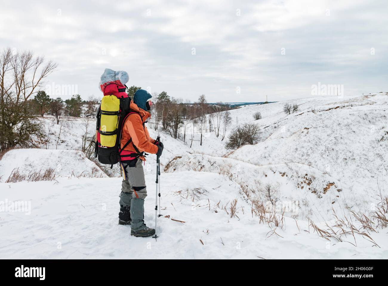 Big backpack hi-res stock photography and images - Alamy