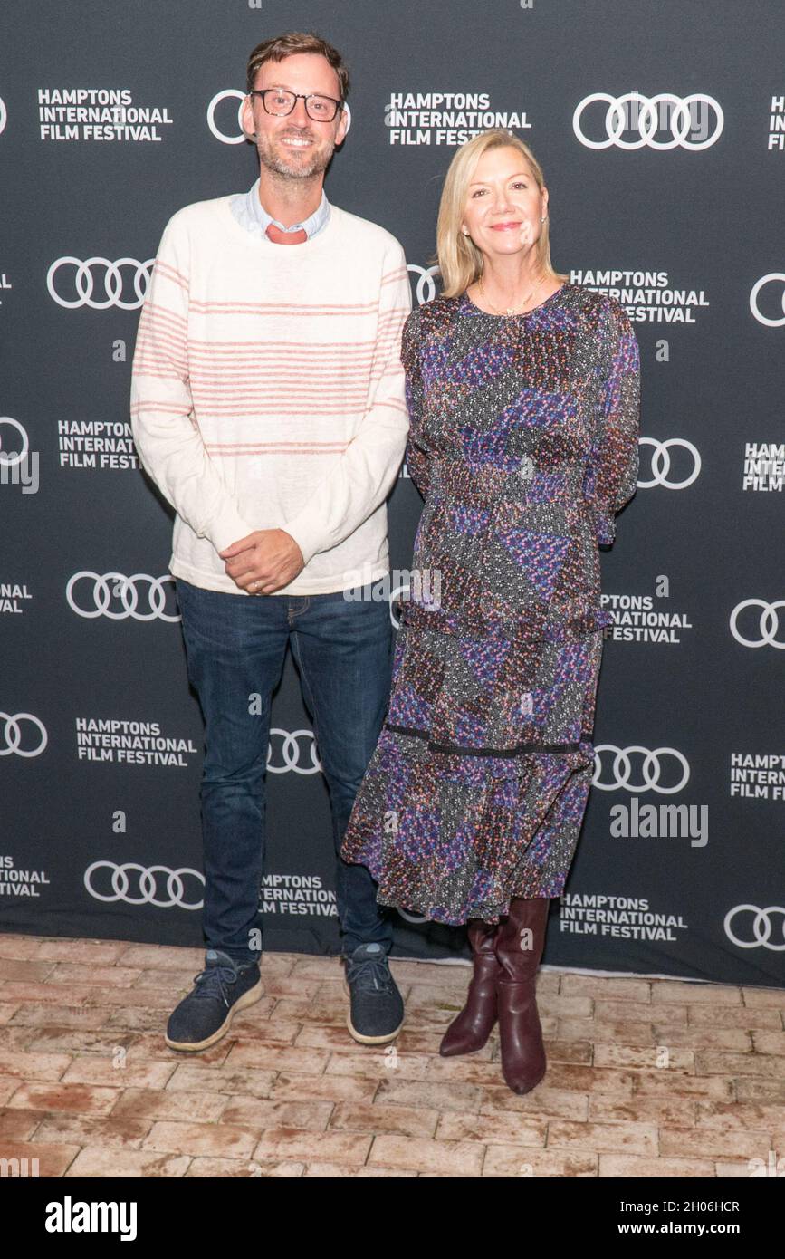 East Hampton, NY, October 10, 2021, David Nugent and Anne Chaisson ...