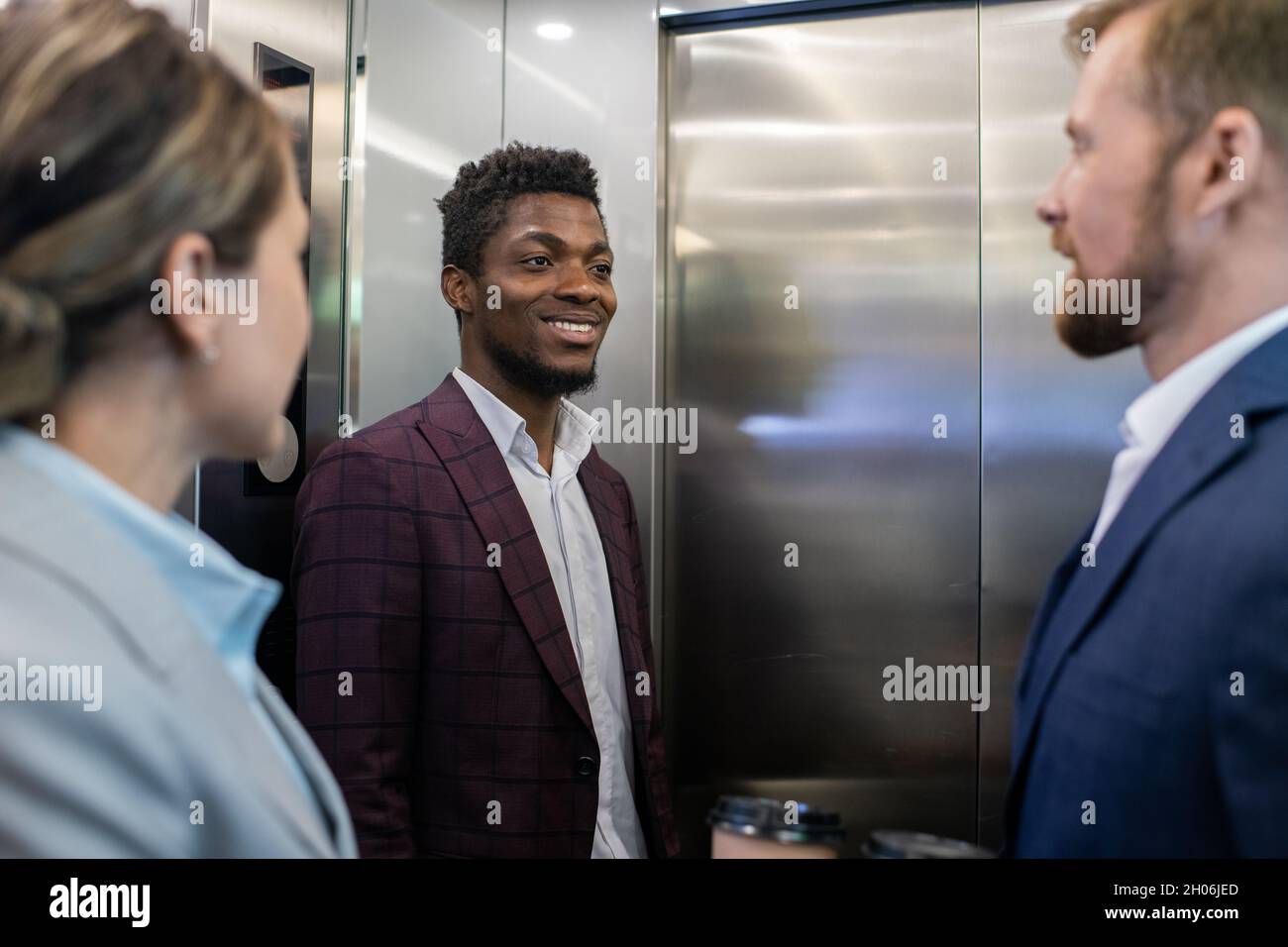 Inside elevator hi-res stock photography and images - Alamy
