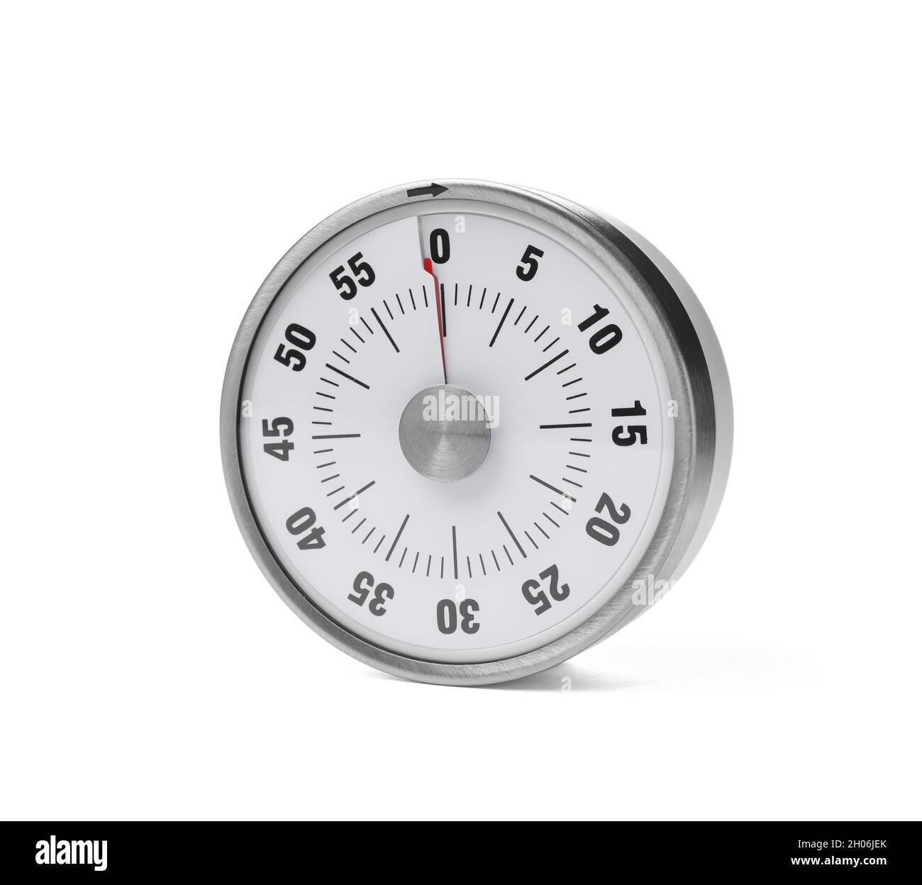 Modern stopwatch on white background. Time concept Stock Photo - Alamy