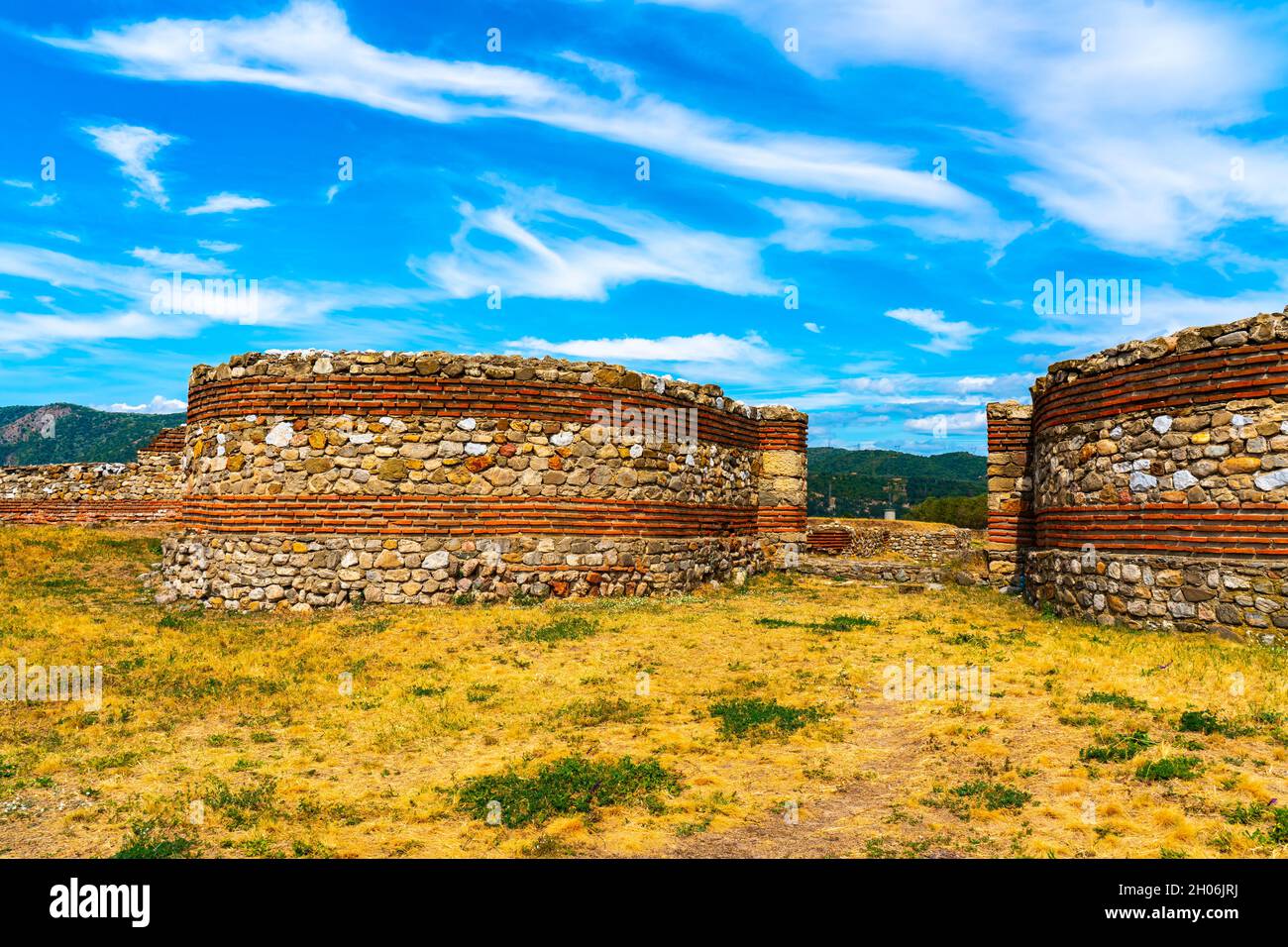 Roman castrum Diana Fortress, built in 101 AD in Kladovo, Eastern ...