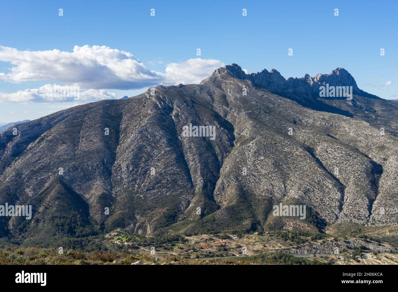 mediterranean mountains beautiful landscape in Spain scenic hiking and ...
