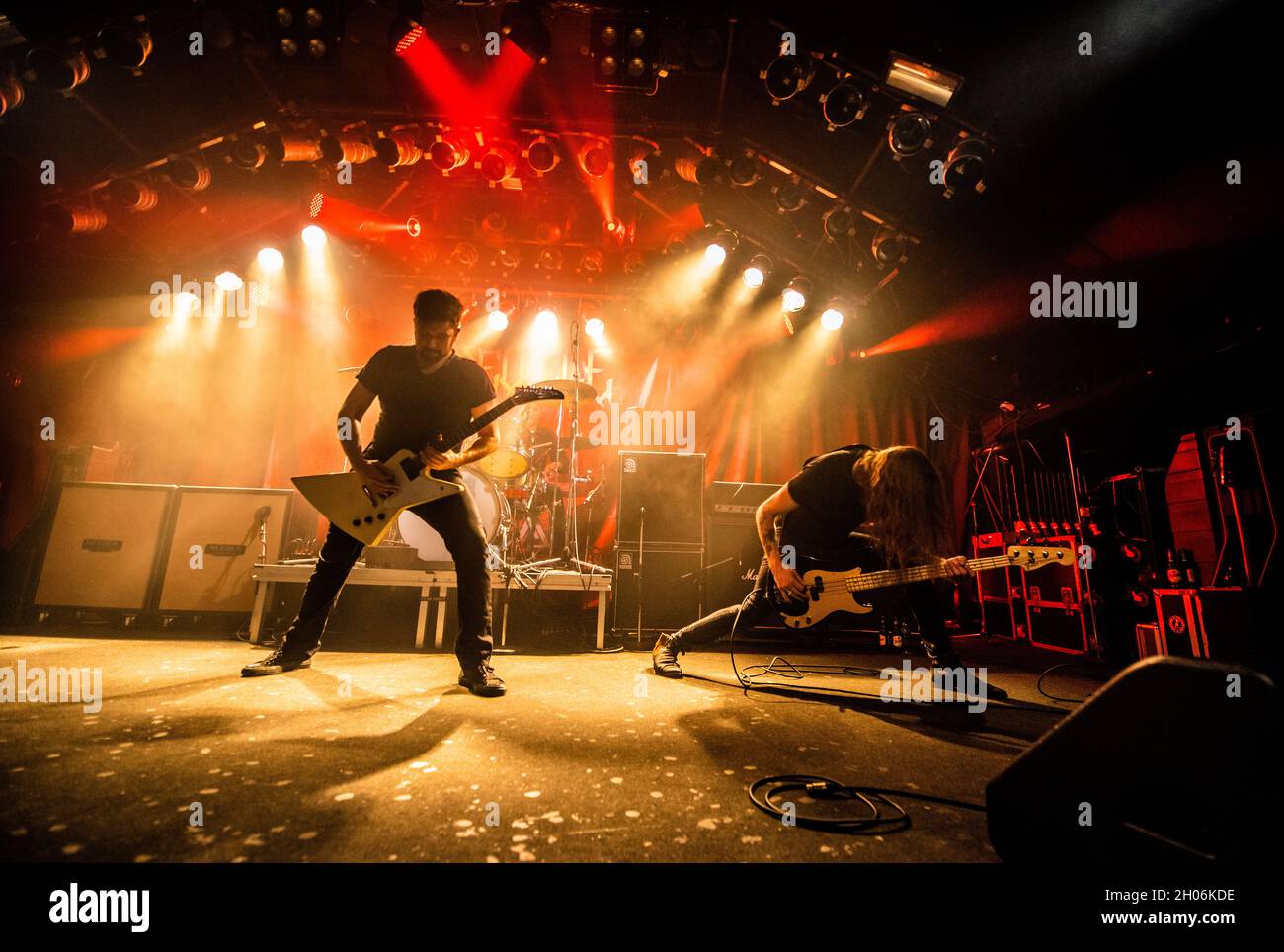 Malmo, Sweden. 08th, October 2021. The Swedish stoner rock band Deville ...
