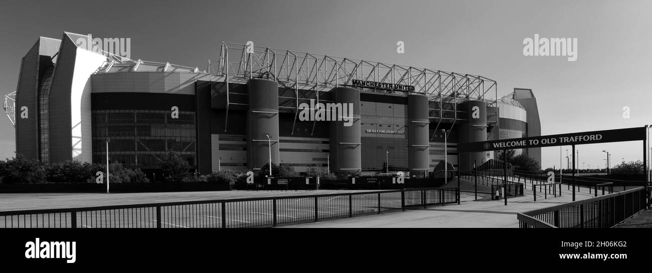 Manchester United's Old Trafford ground, Manchester, England, UK Stock ...