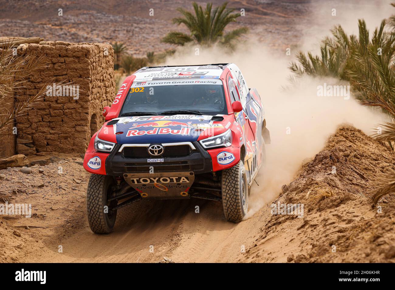 Zagora, Morocco, 11/10/2021, 302 Al-Attiyah Nasser (qat), Baumel Matthieu (fra), Toyota Gazoo ...