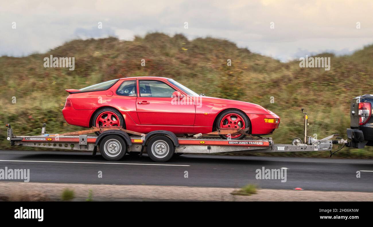 1994 red Porsche 968 Sport 6 speed manual 3000cc sports car en-route to ...