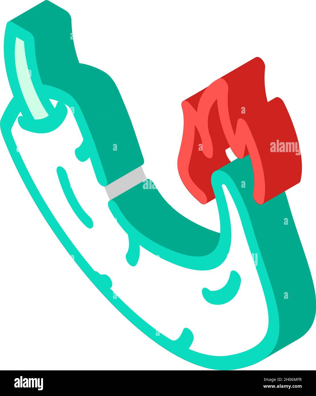 hot spice pepper vegetable isometric icon vector illustration Stock ...