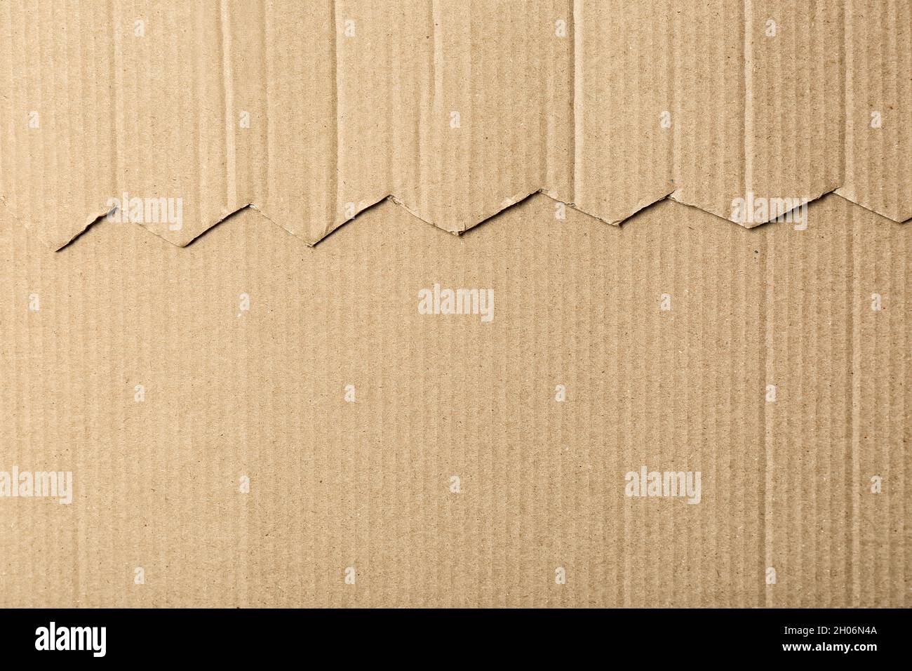 Cardboard surface as background, top view. Recyclable material Stock ...