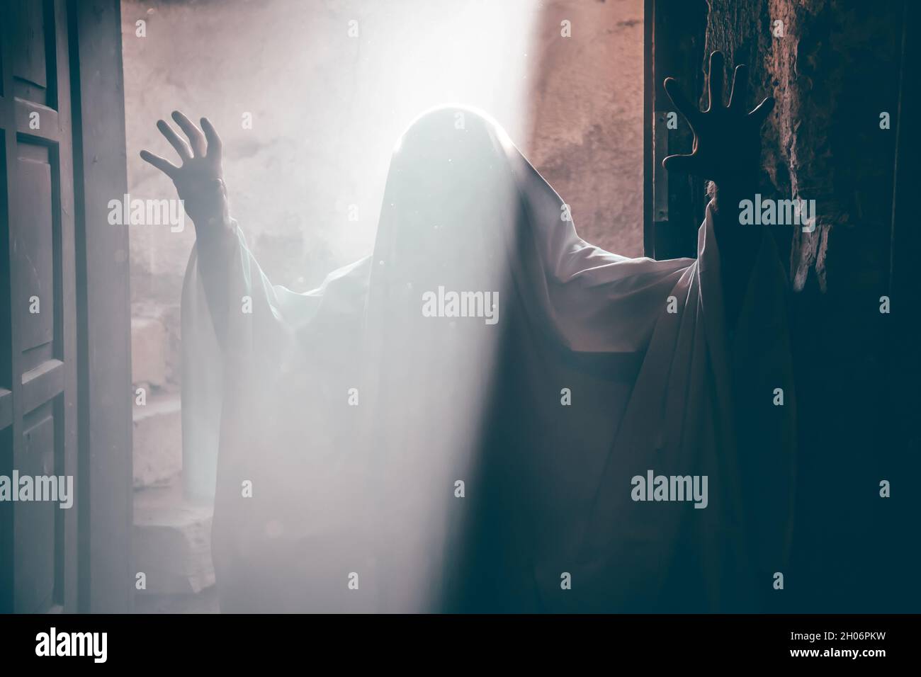 Ghost in dark hi-res stock photography and images - Alamy