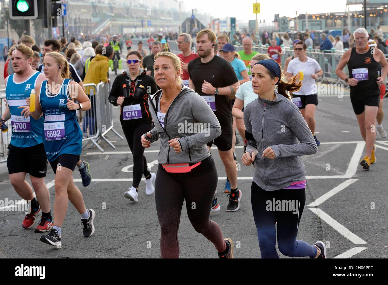 Brighton Half Marathon 2021. Picture Terry Applin Stock Photo - Alamy