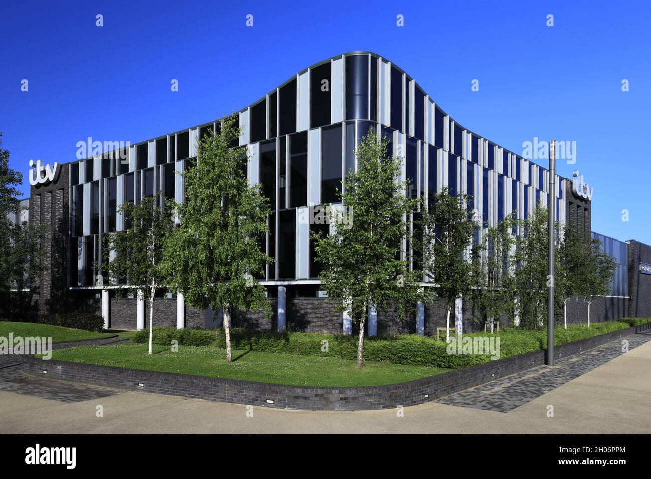 The ITV studios, Salford Quays, Manchester, Lancashire, England, UK ...