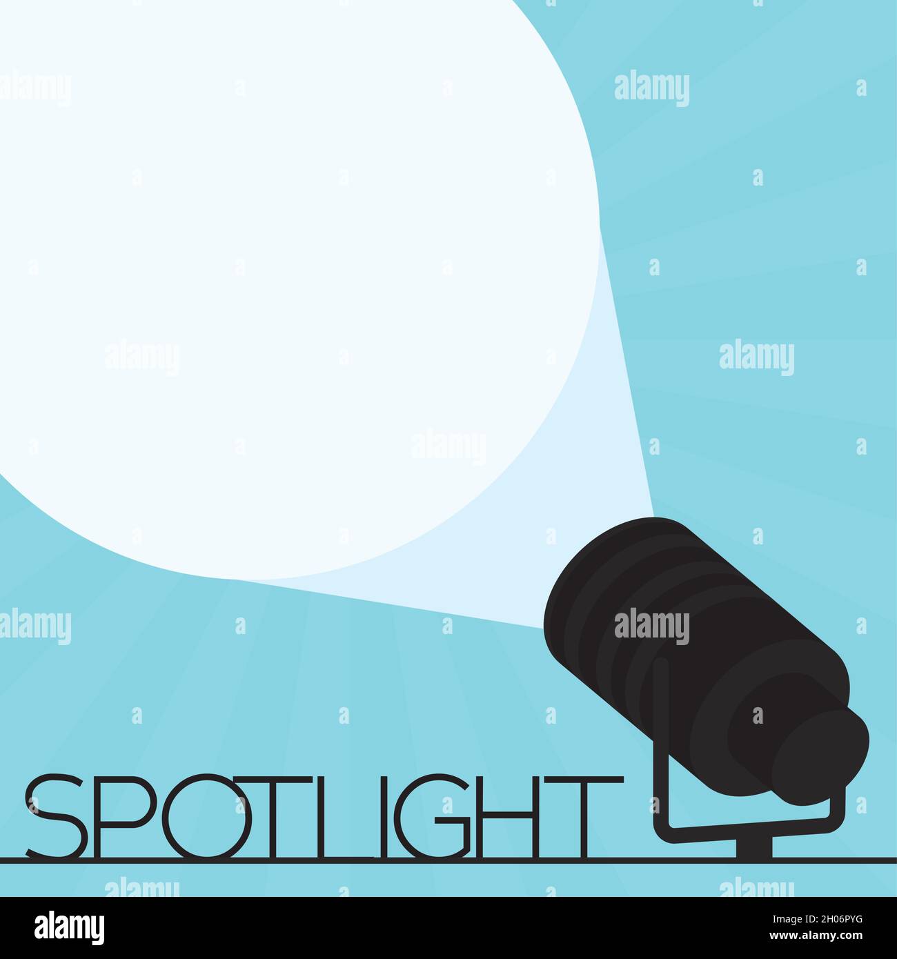 spotlight reflector cartel Stock Vector Image & Art - Alamy